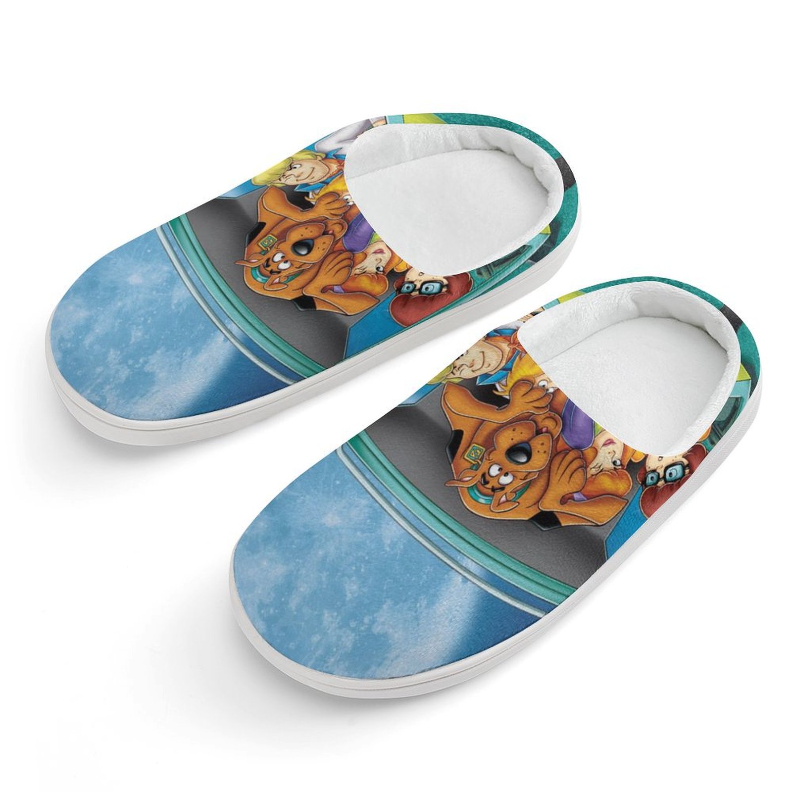Scooby Doo Animation Soft Plush Slippers for Boys Girls Winter Warm ...