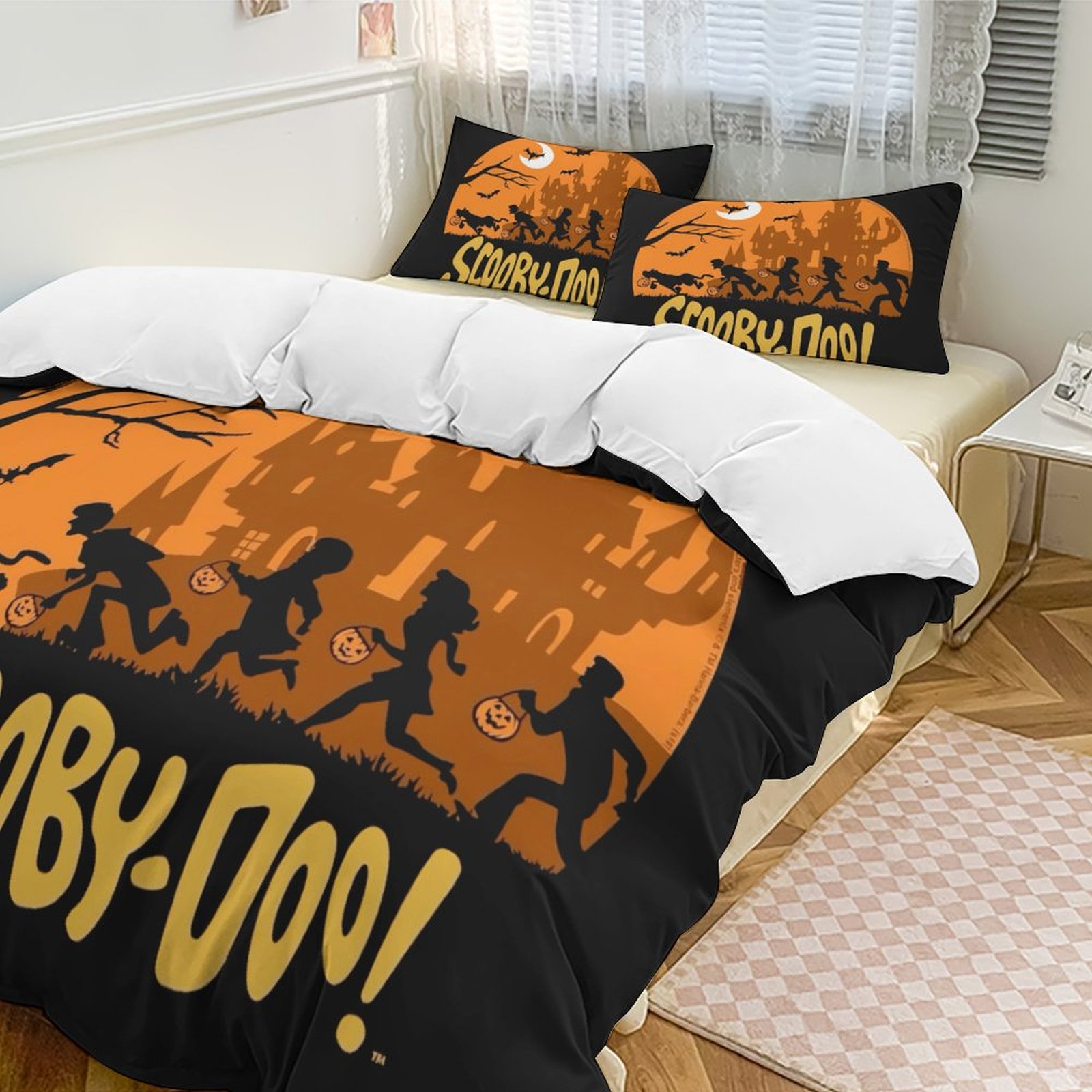 Scooby Doo Anime Cartoon Bedding 3-Piece Set, 79 X 90 Inches, 1 Duvet ...