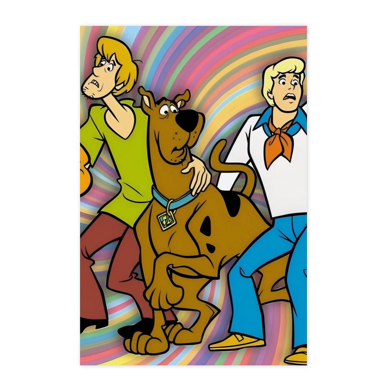 Scooby-Doo Anime stickers posters wall decoration 30*45（cm） - Walmart.com