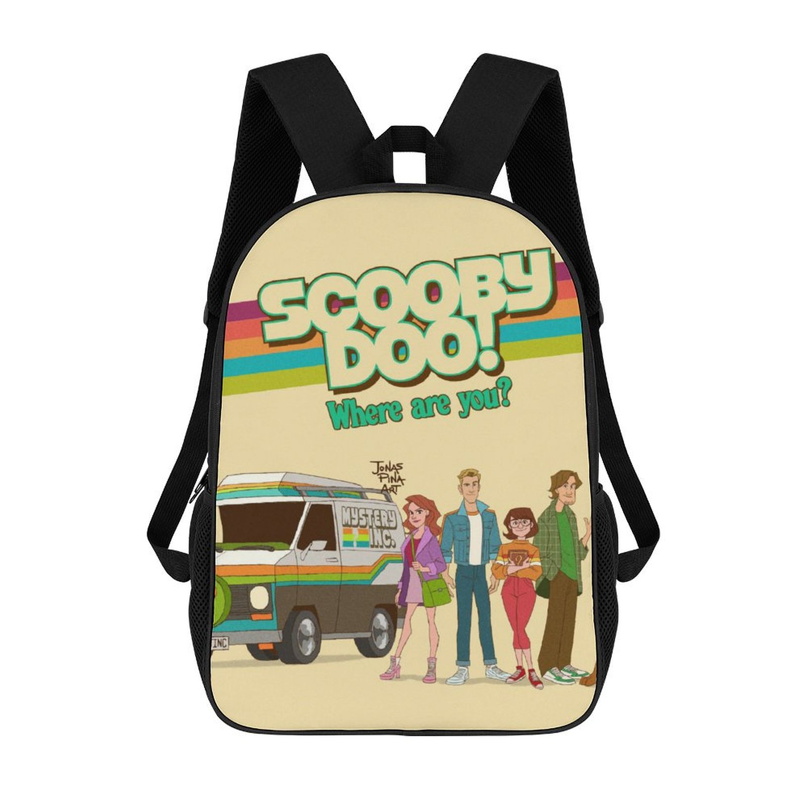 Scooby Doo Backpack, 17-Inch Laptop Backpack, High Capacity Backpack ...