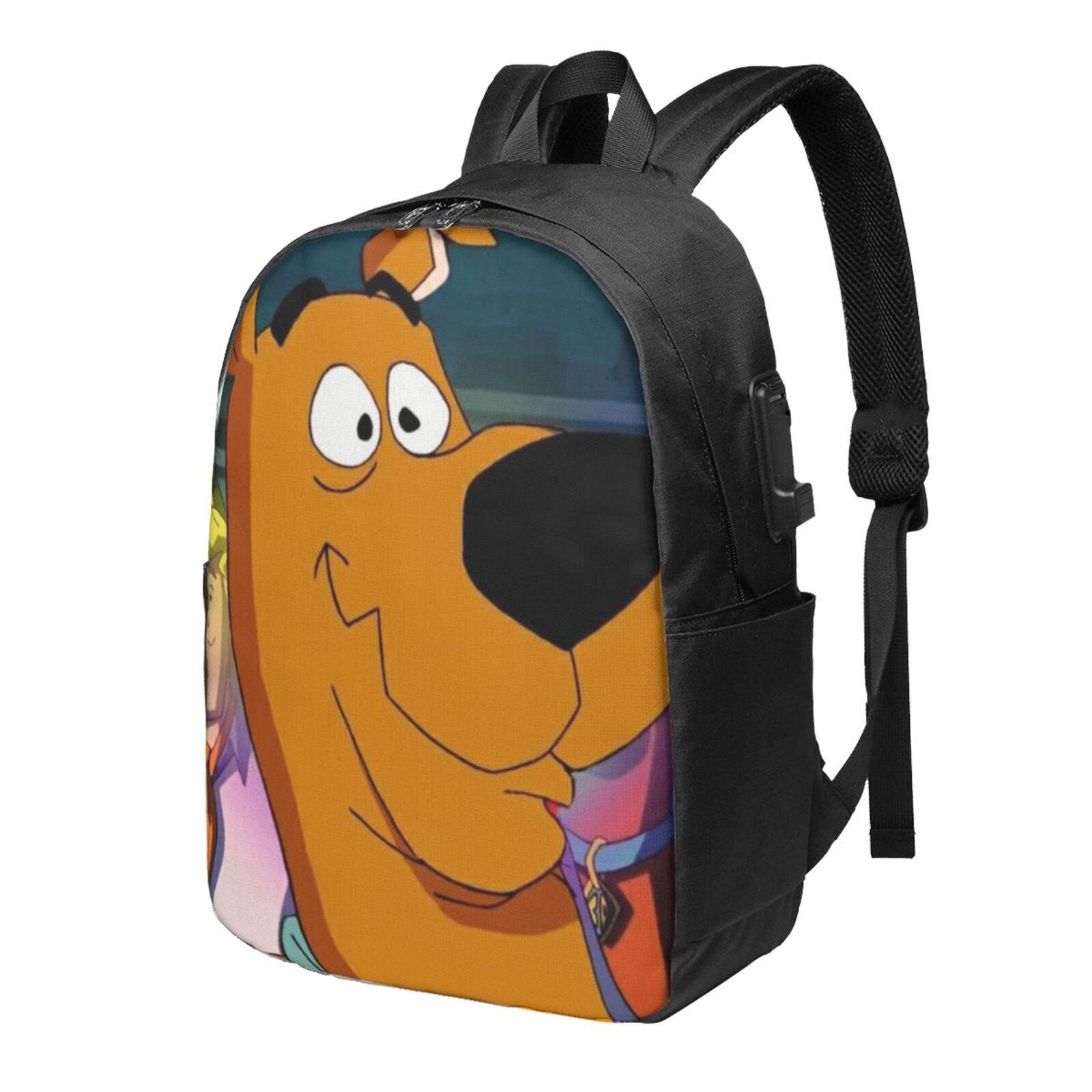 Scooby Doo Backpack with USB Charging Port, Travel Laptop Backpack ...