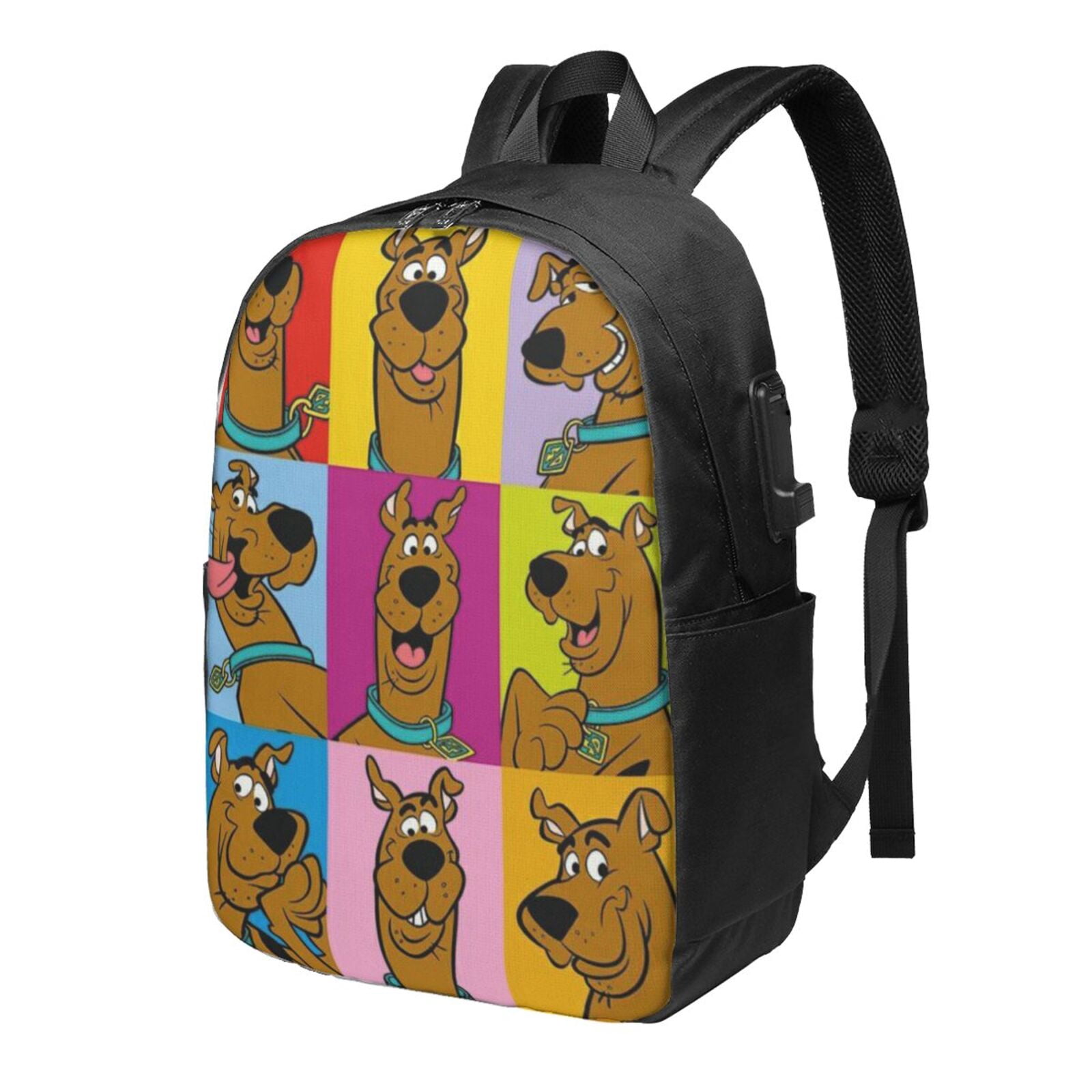 Scooby Doo Backpack with USB Charging Port, Travel Laptop Backpack ...