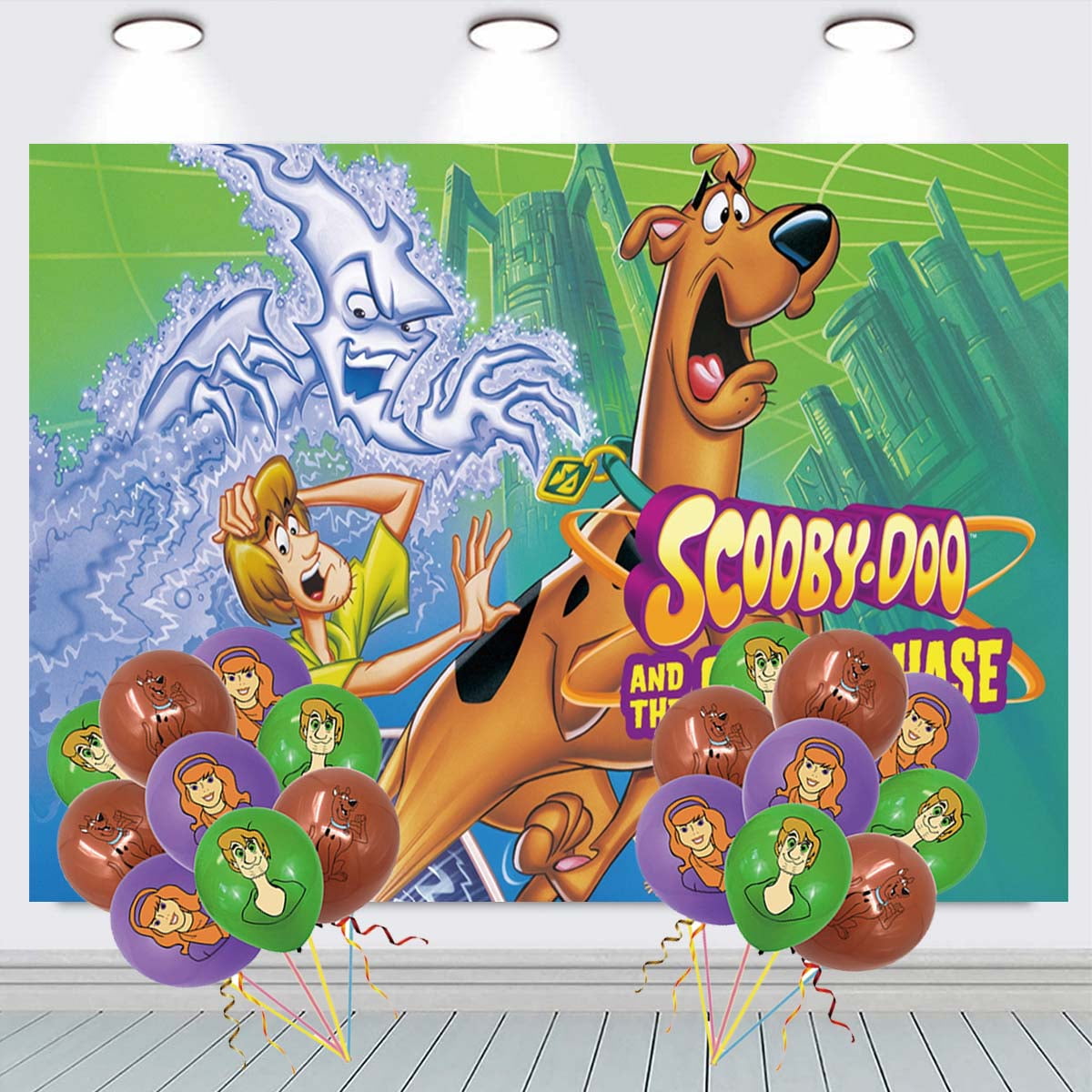 Scooby Doo Balloons Party Supplies Taspestry Poster Banner Backdrop ...