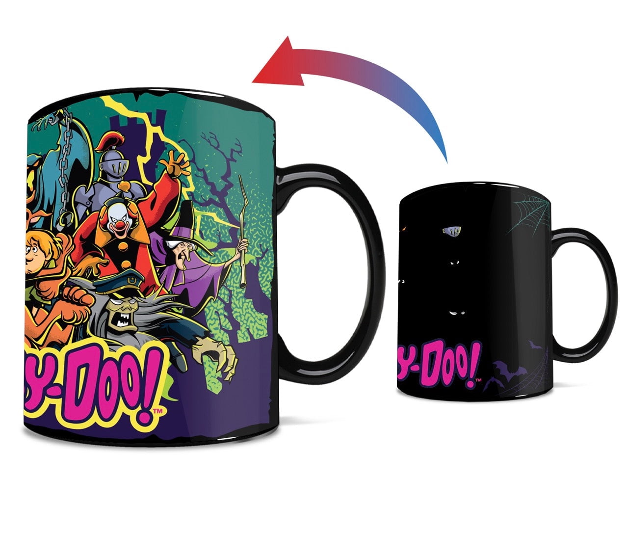 Scooby-Doo (Bats & Monsters) Morphing Mugs® Heat-Sensitive Clue Mug ...