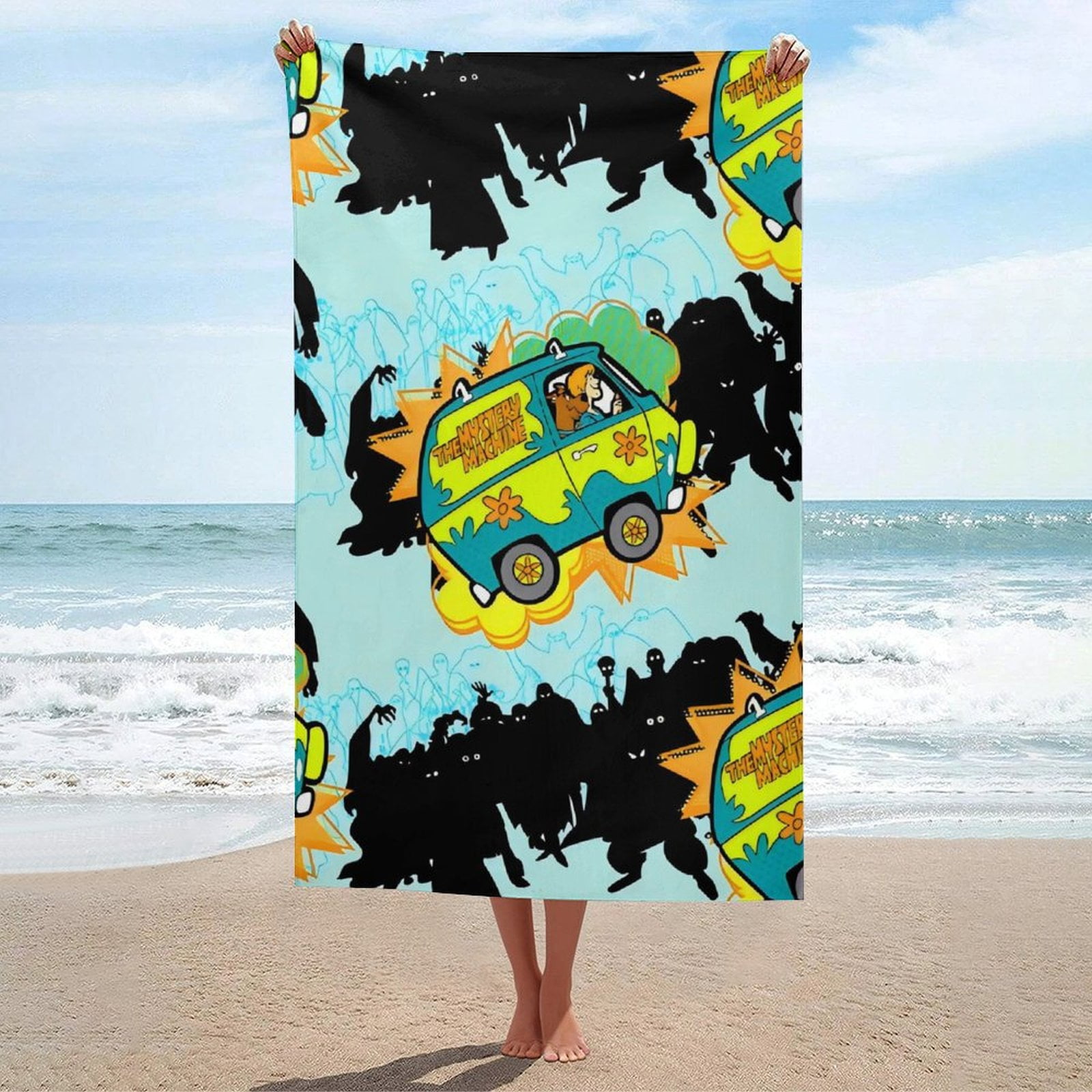 Scooby-Doo Beach Towel Pool Towel Extra Large 130x80cm - Walmart.com