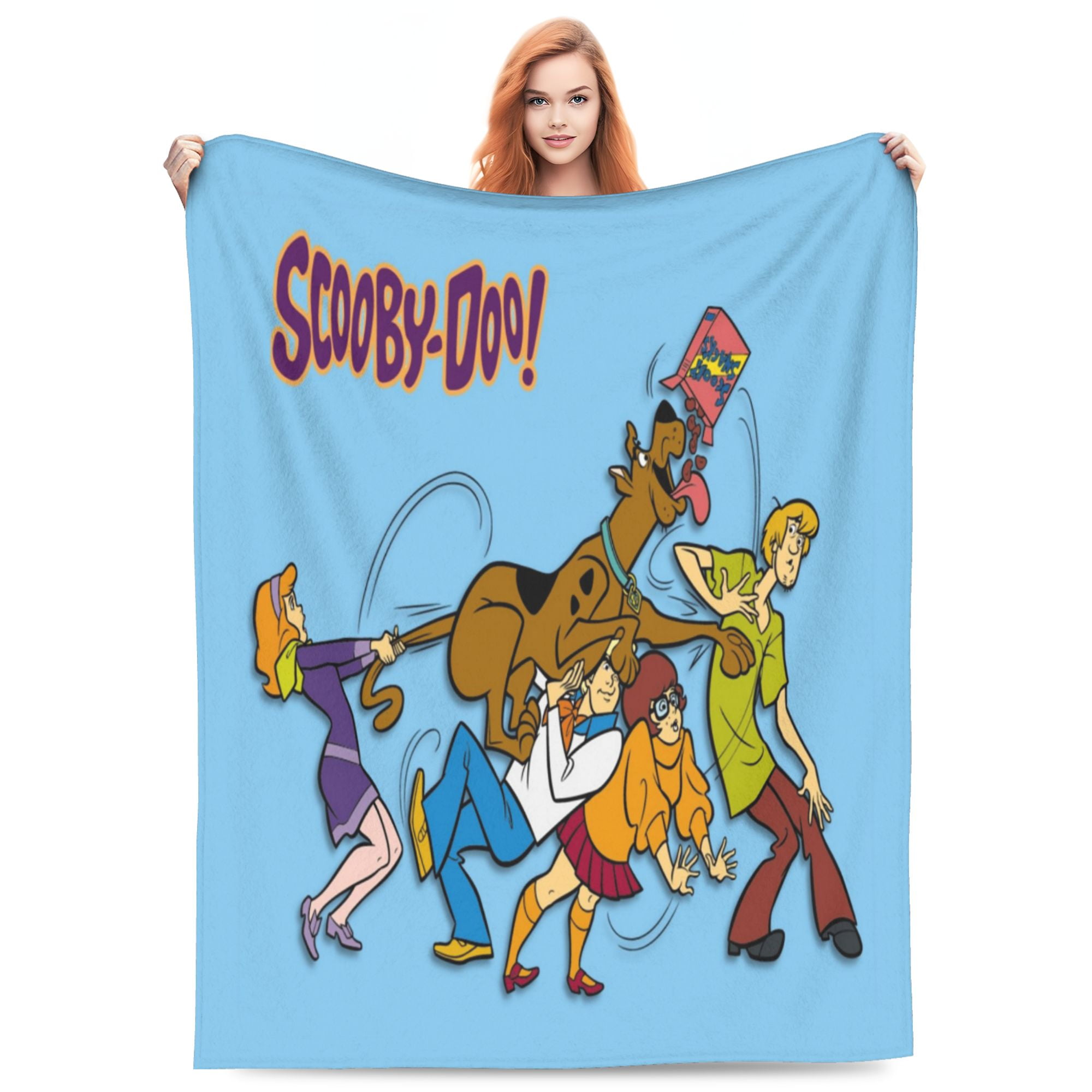Scooby Doo Bed Blanket Super Soft Fleece Throw Blanket Lightweight Warm ...