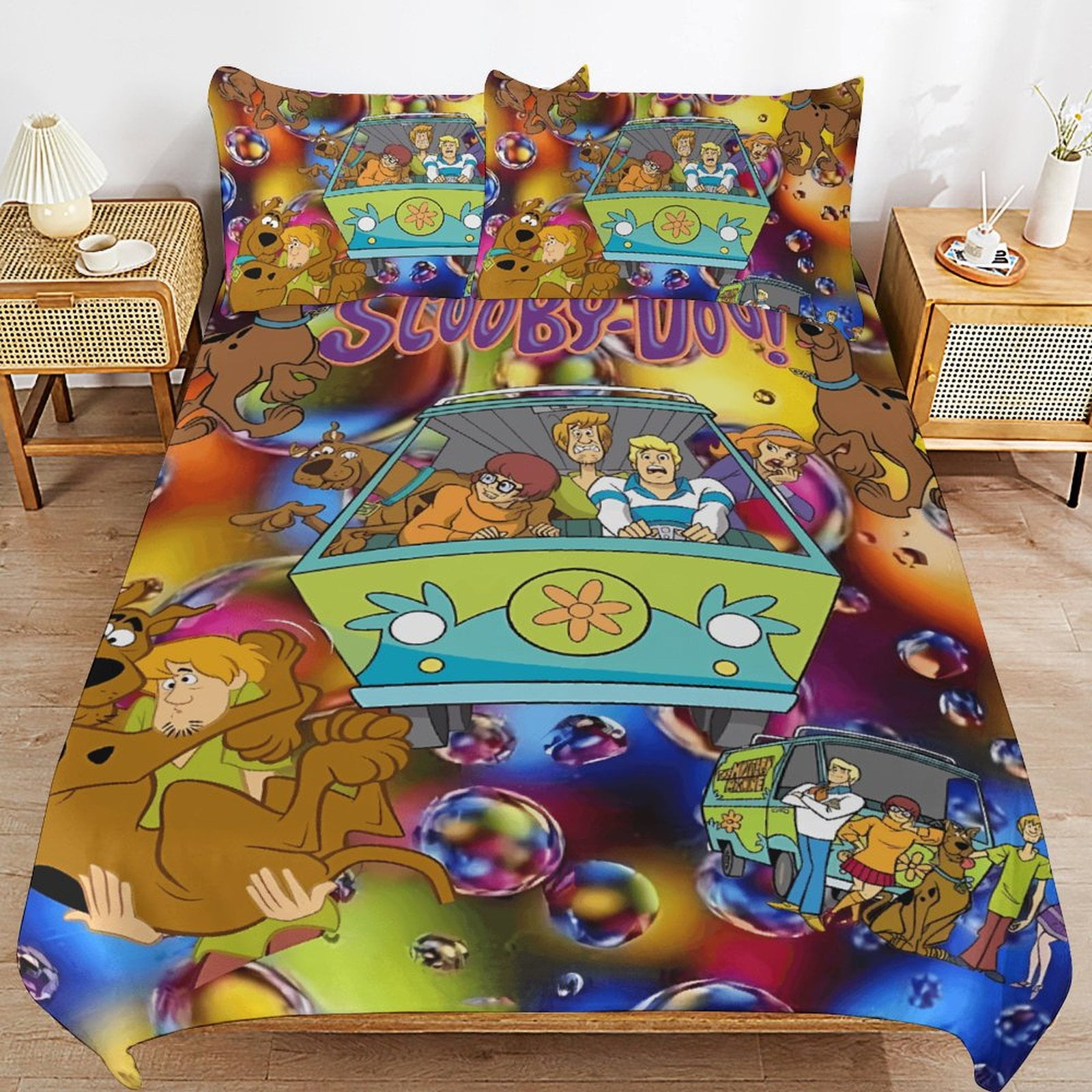 Scooby-Doo Bed Duvet Cover Microfiber Bedding Sets 3D Printed ...