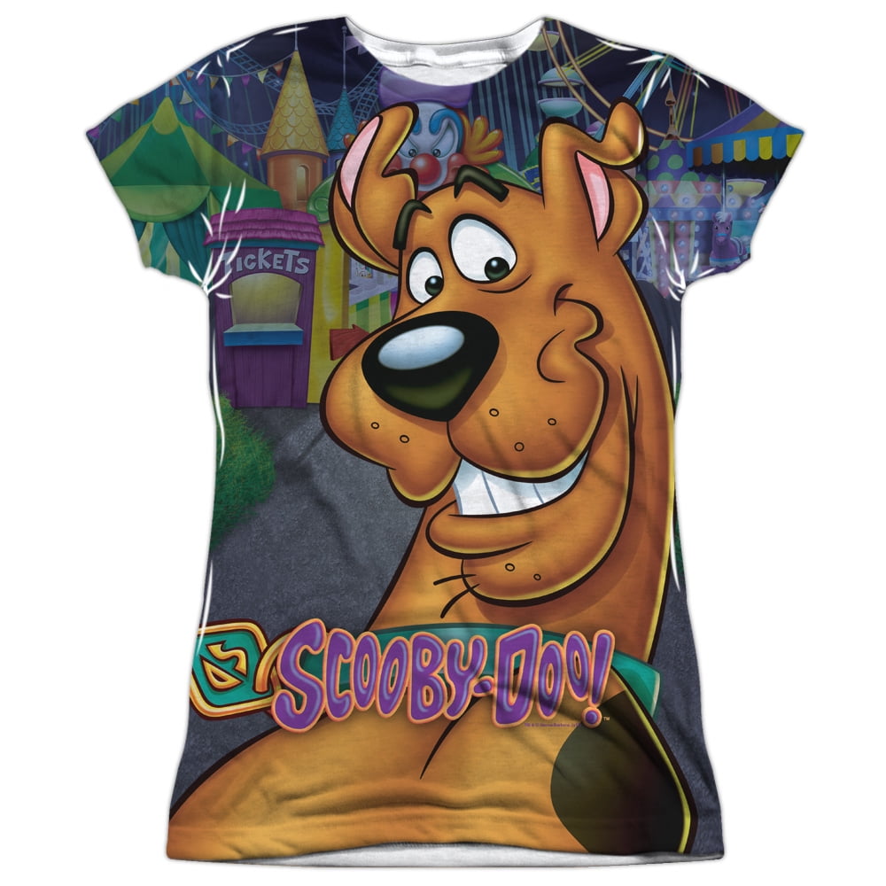 Scooby Doo Big Dog Juniors Sublimation Polyester Shirt - Walmart.com