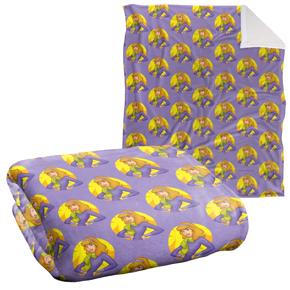 Scooby-Doo Blanket, 50"x60", Daphne Character Pattern Silky Touch ...
