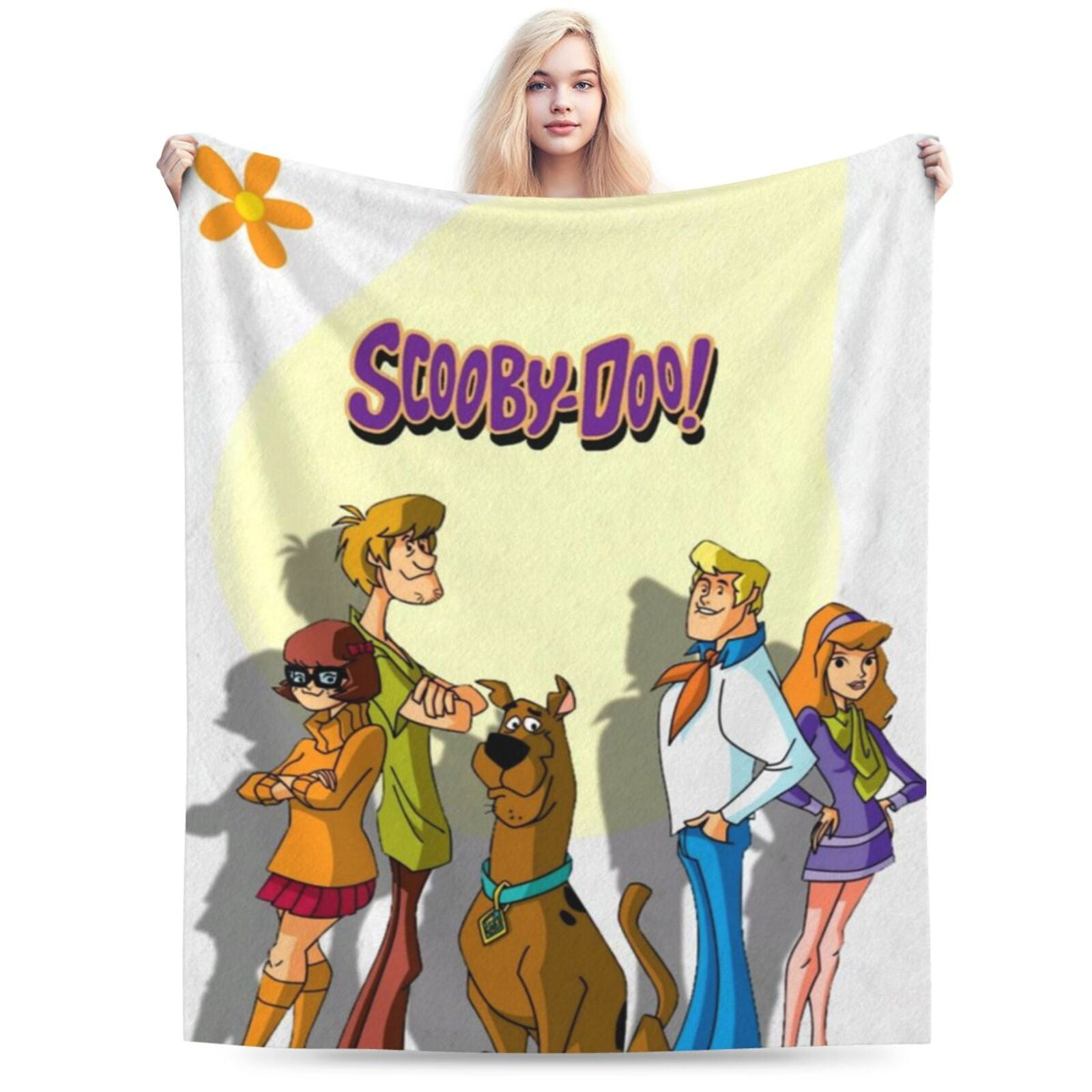 Scooby Doo Blanket Fuzzy Plush Bed Blanket Cozy Fluffy Air Condition ...