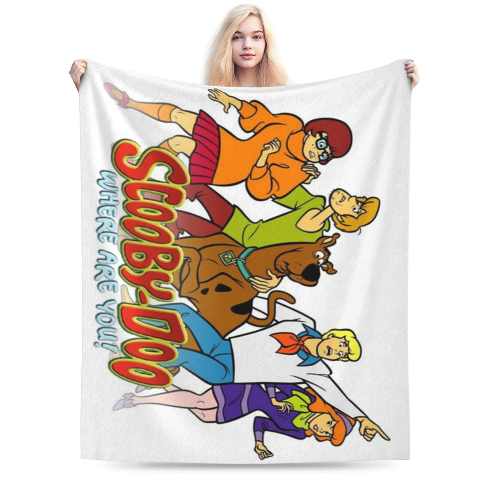 Scooby Doo Blanket Fuzzy Plush Bed Blanket Cozy Fluffy Air Condition ...