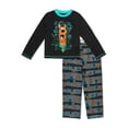 Scooby Doo Boys Long Sleeve Long Pant, 2-Piece Pajama Set Sizes 4-12 ...