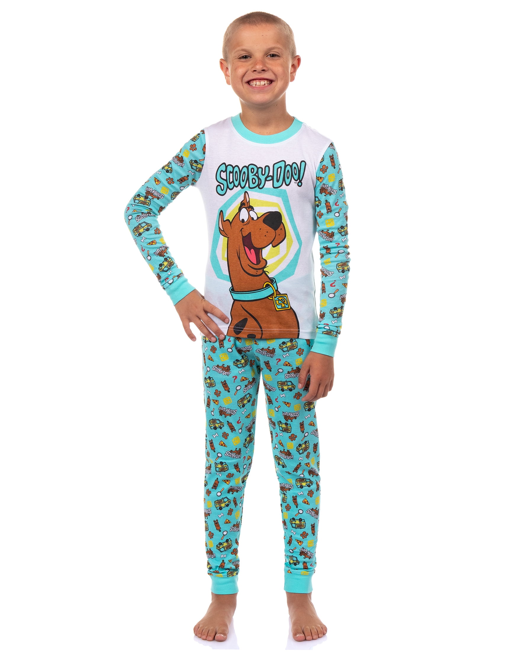Scooby Doo Kids' Pajamas 2-Piece Tight-Fit Long-Sleeve Pajama Pant ...