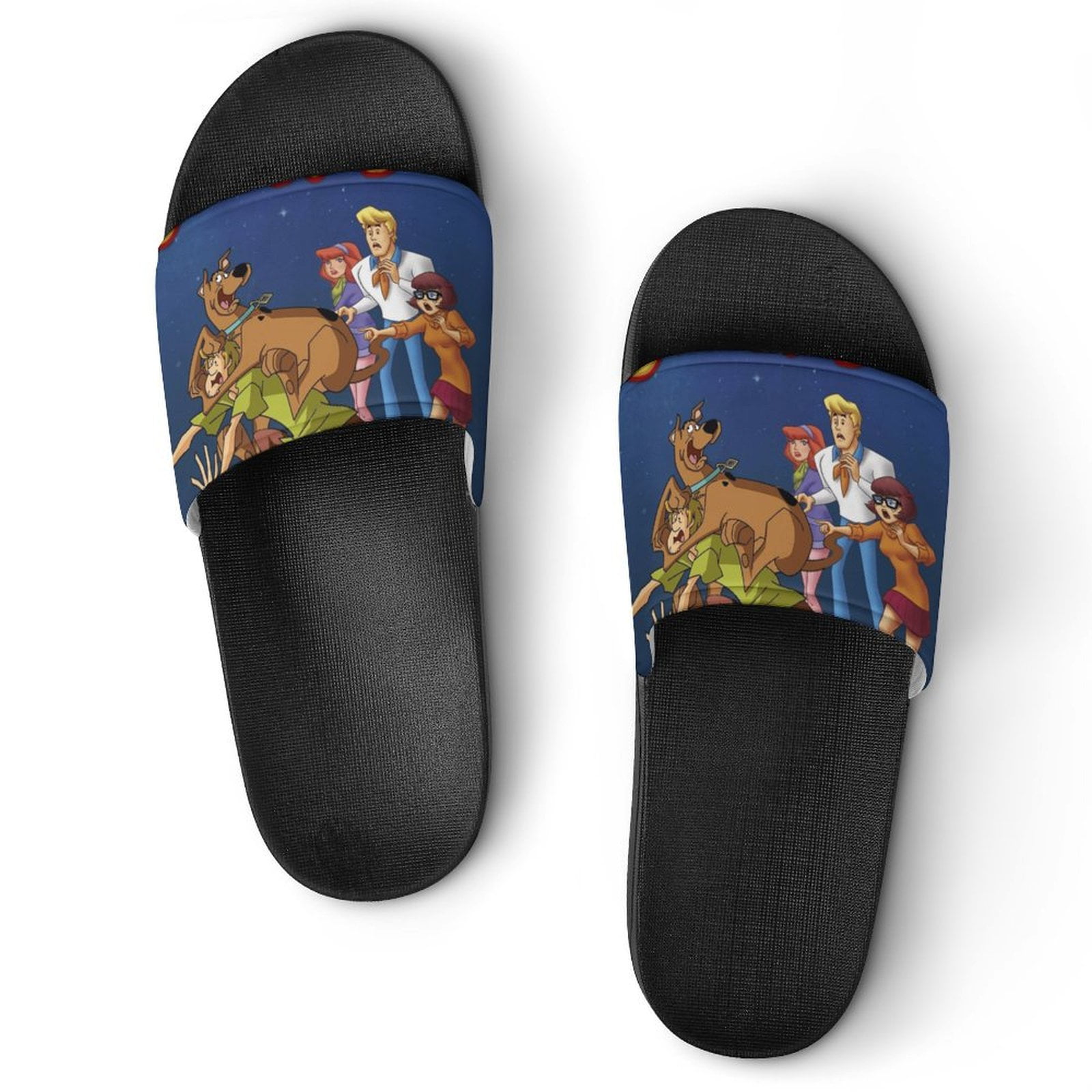 Scooby-Doo Boys Slide Sandals, Comfort Casual Pool Slide Outdoor, Slip ...