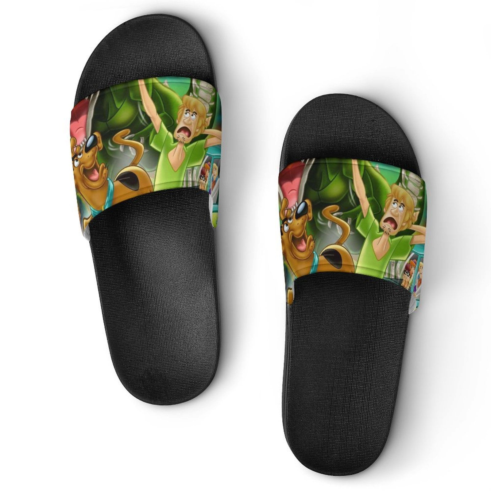 Scooby-Doo Boys Slide Sandals, Comfort Casual Pool Slide Outdoor, Slip ...