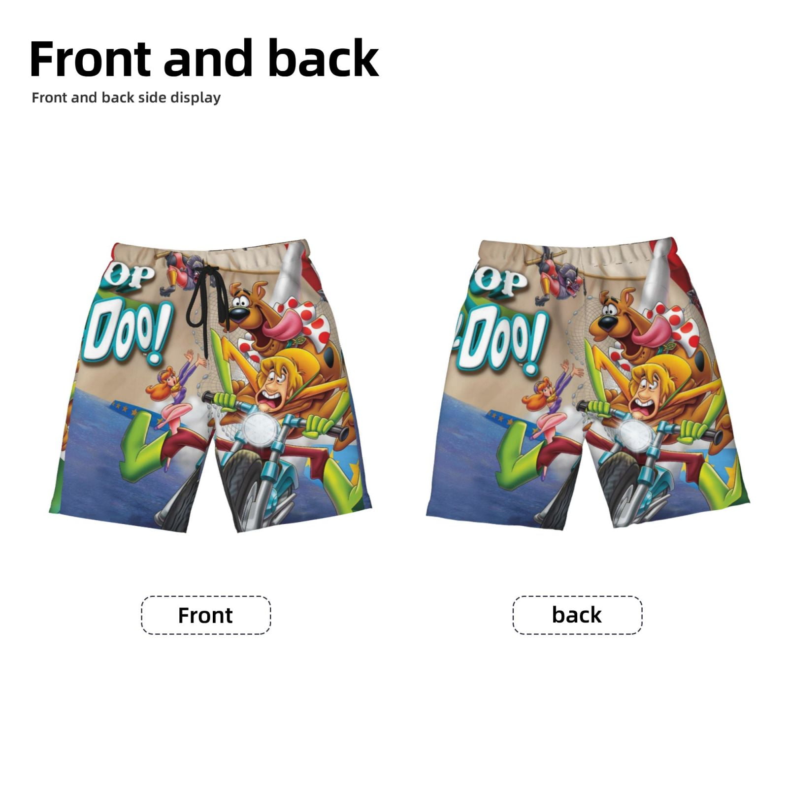 Scooby-Doo Boys Swim Trunks Quick Dry Boards Shorts For Kids Beach Swim ...