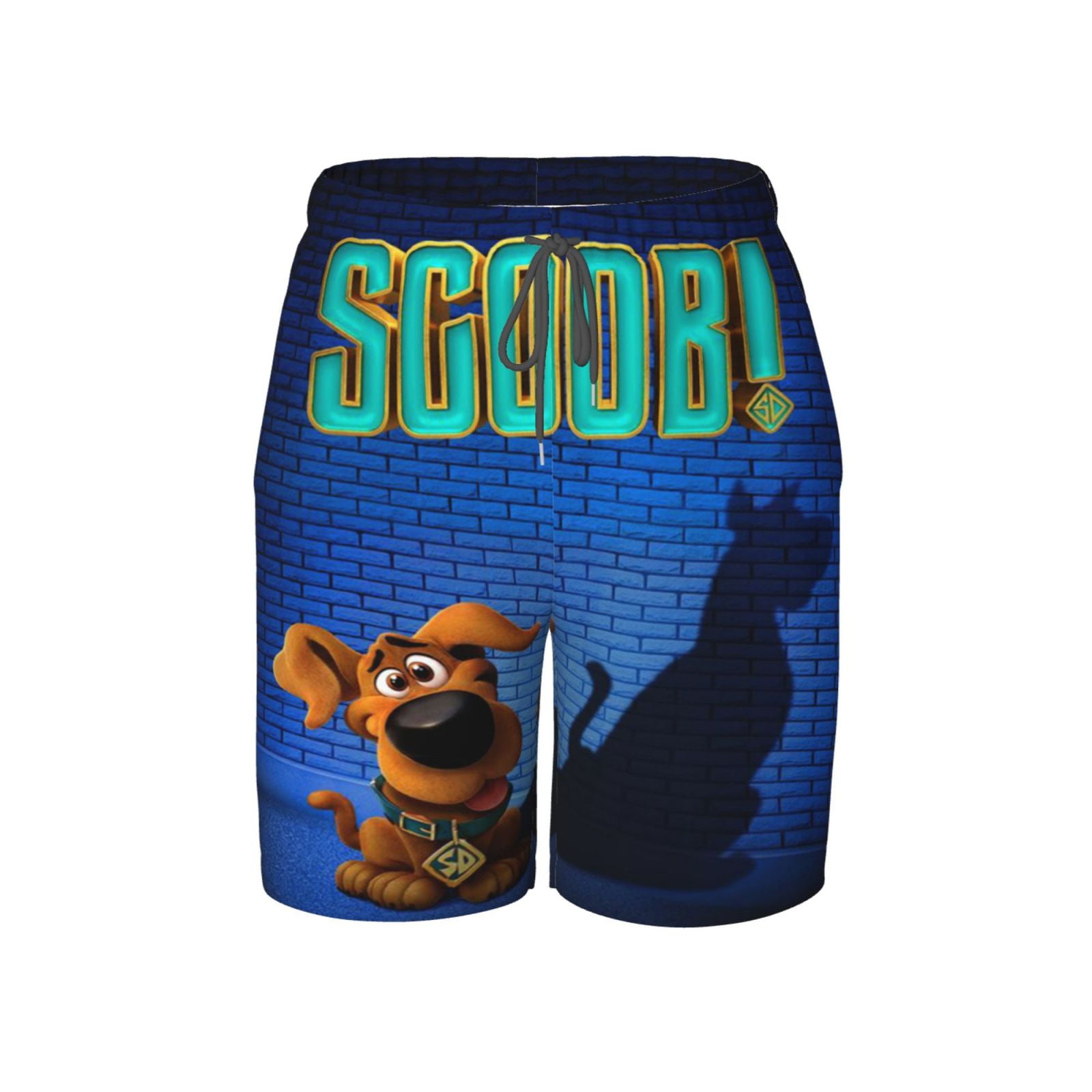 Scooby Doo Boys Swim Trunks with Mesh Liner Bathing Suits Quick Dry ...