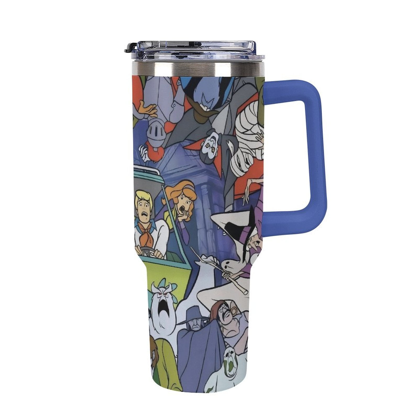 Scooby Doo Car Cup Stainless Steel Thermos Cup with Handle 40oz ...