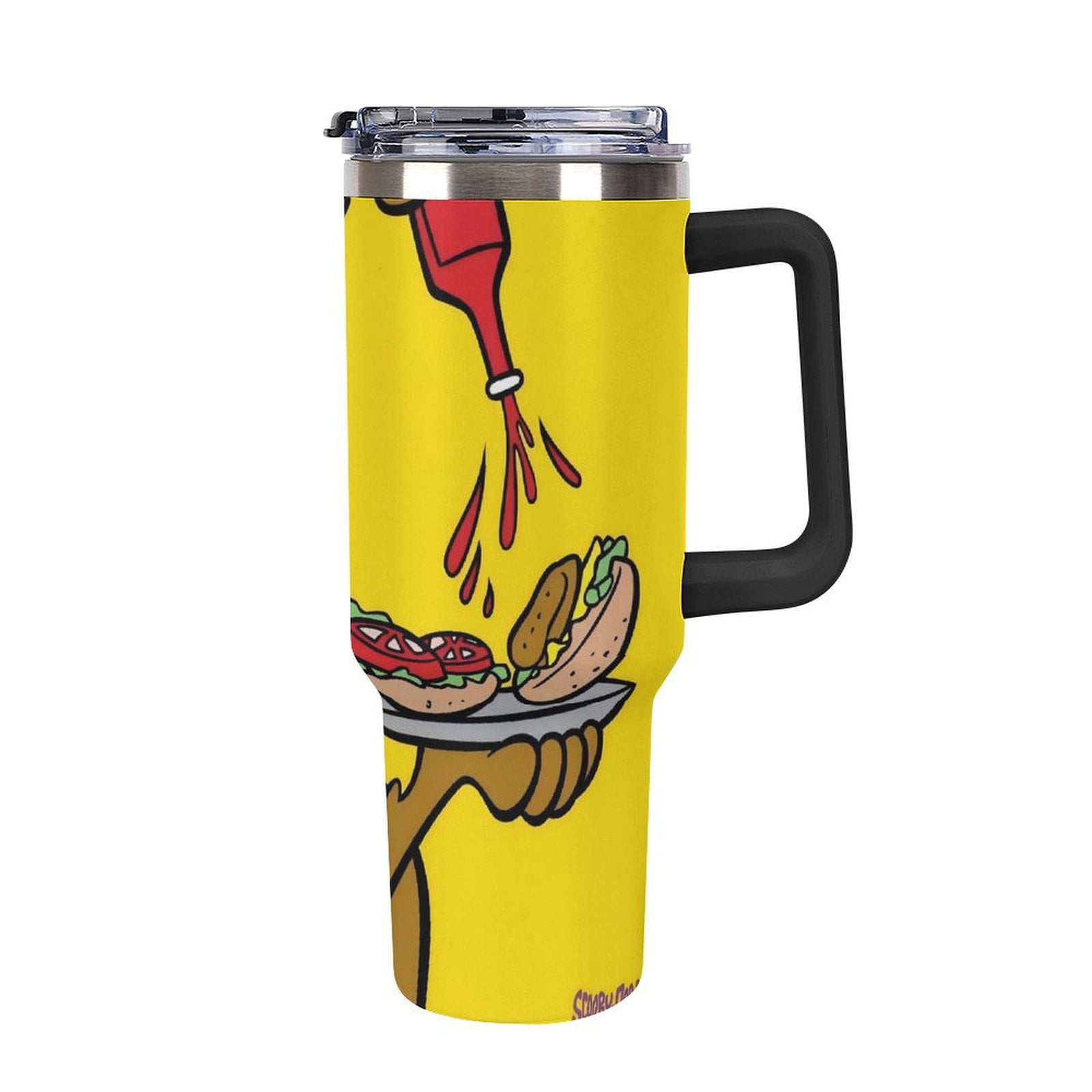 Scooby Doo Car Cup Stainless Steel Thermos Cup with Handle 40oz ...