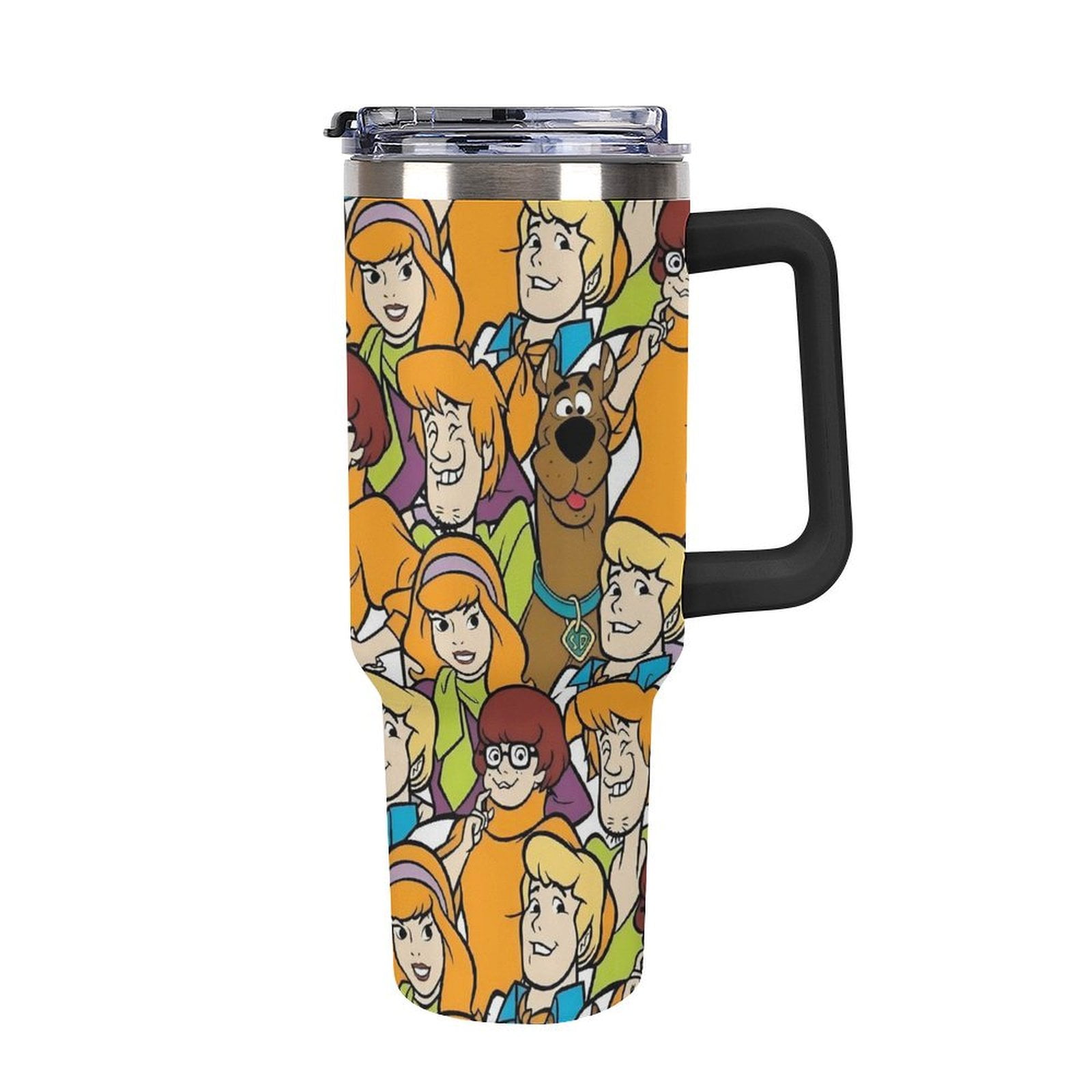Scooby Doo Car Cup Stainless Steel Thermos Cup with Handle 40oz ...