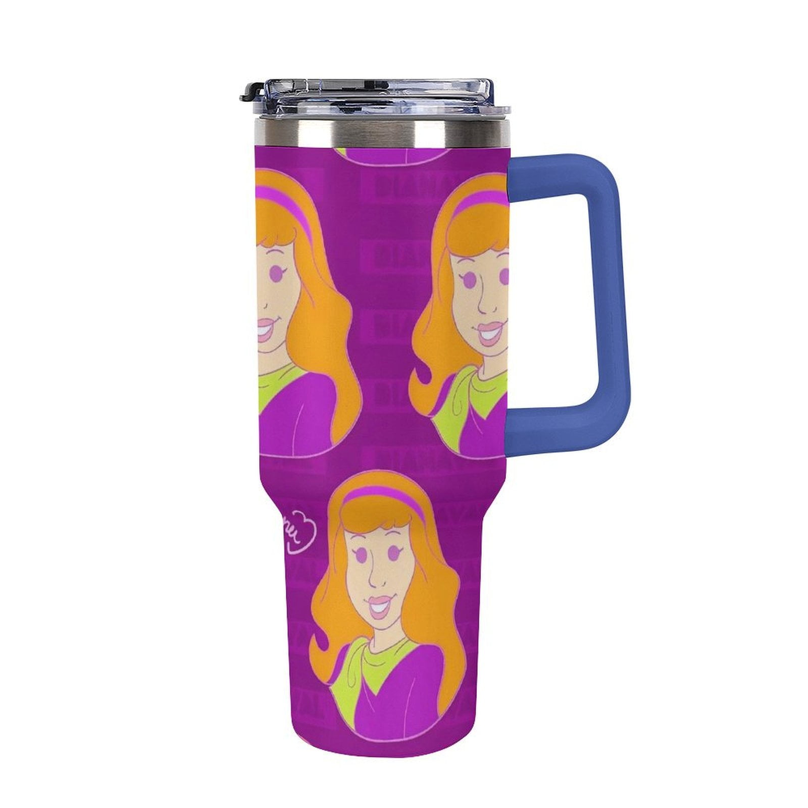 Scooby Doo Car Cup Stainless Steel Thermos Cup with Handle 40oz ...
