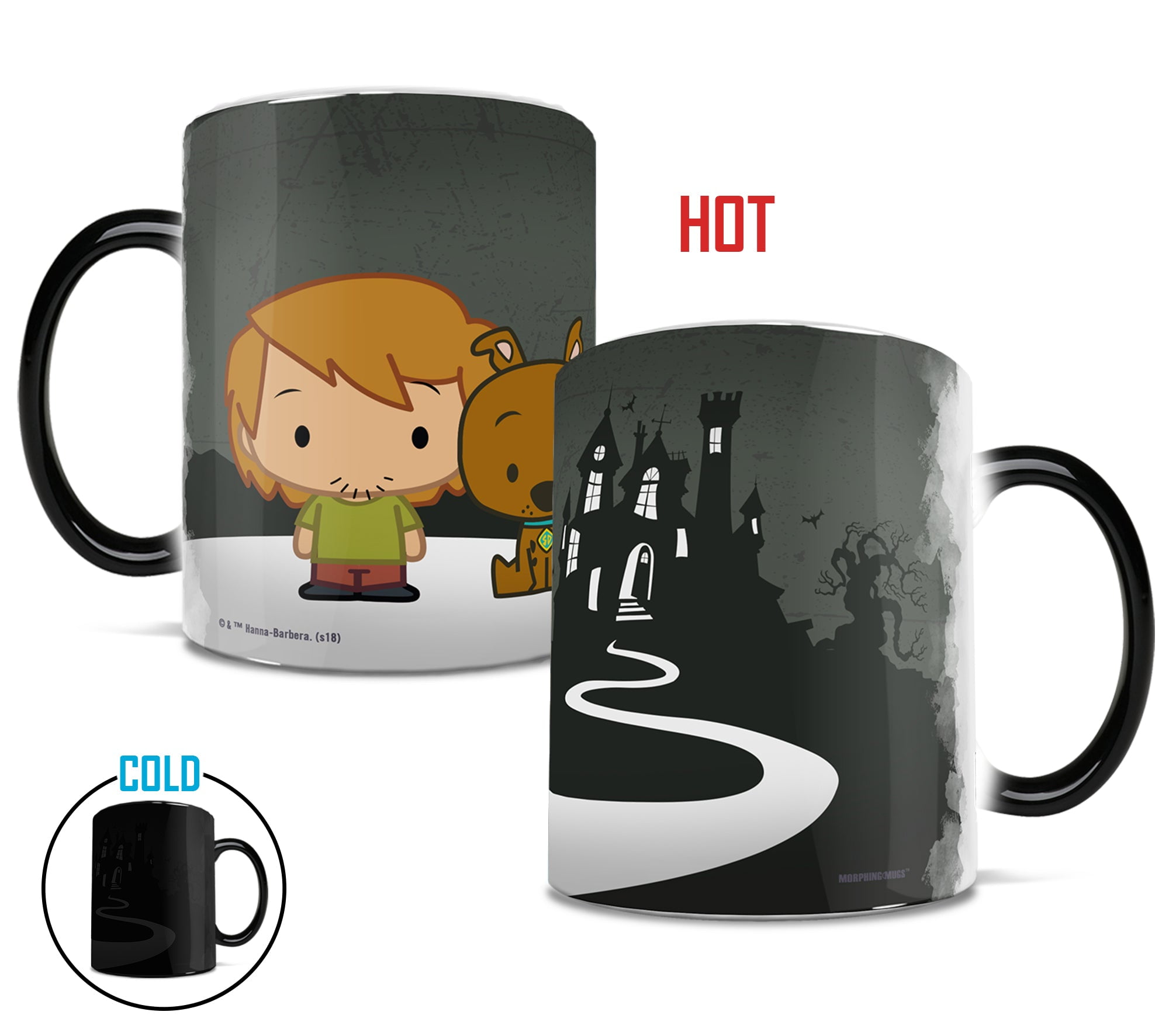 Scooby Doo (Cartoon – Chibi Pals) Morphing Mugs® Heat-Sensitive Mug ...