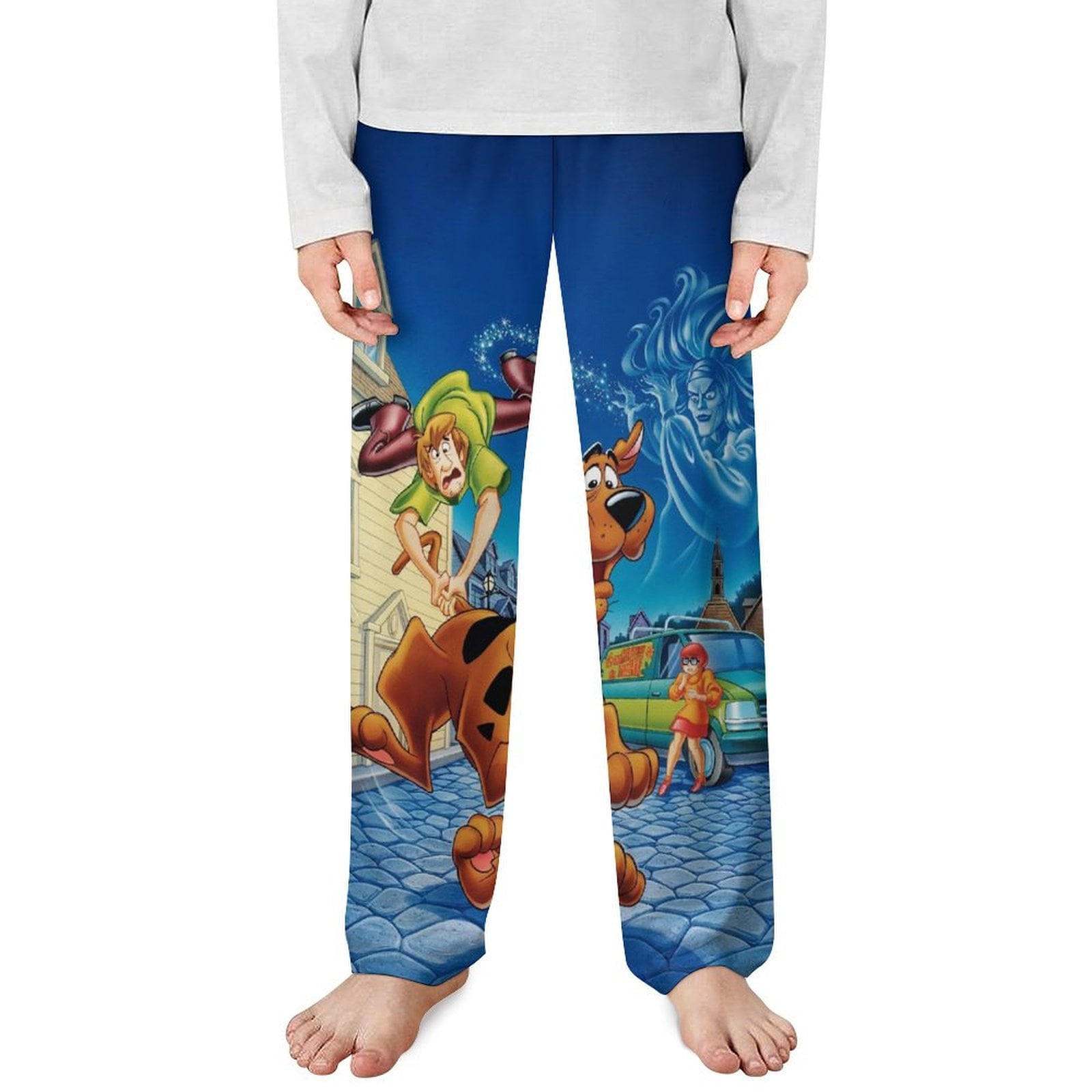 Scooby Doo Cartoon Children's Pajamas Lounge Straight Leg Sleeping ...
