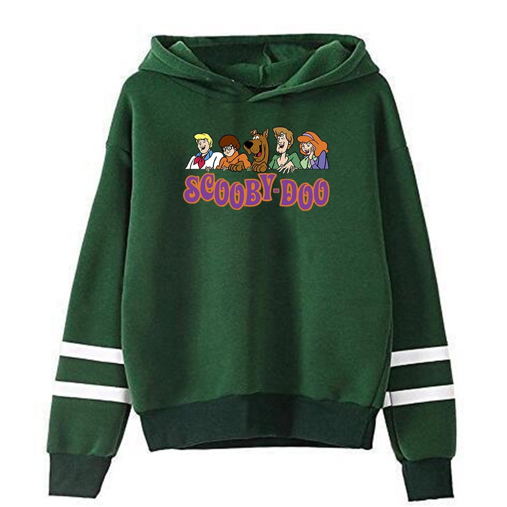 Scooby Doo Cartoon Hoodie Pocketless Parallel Bars Sleeve Streetwear ...