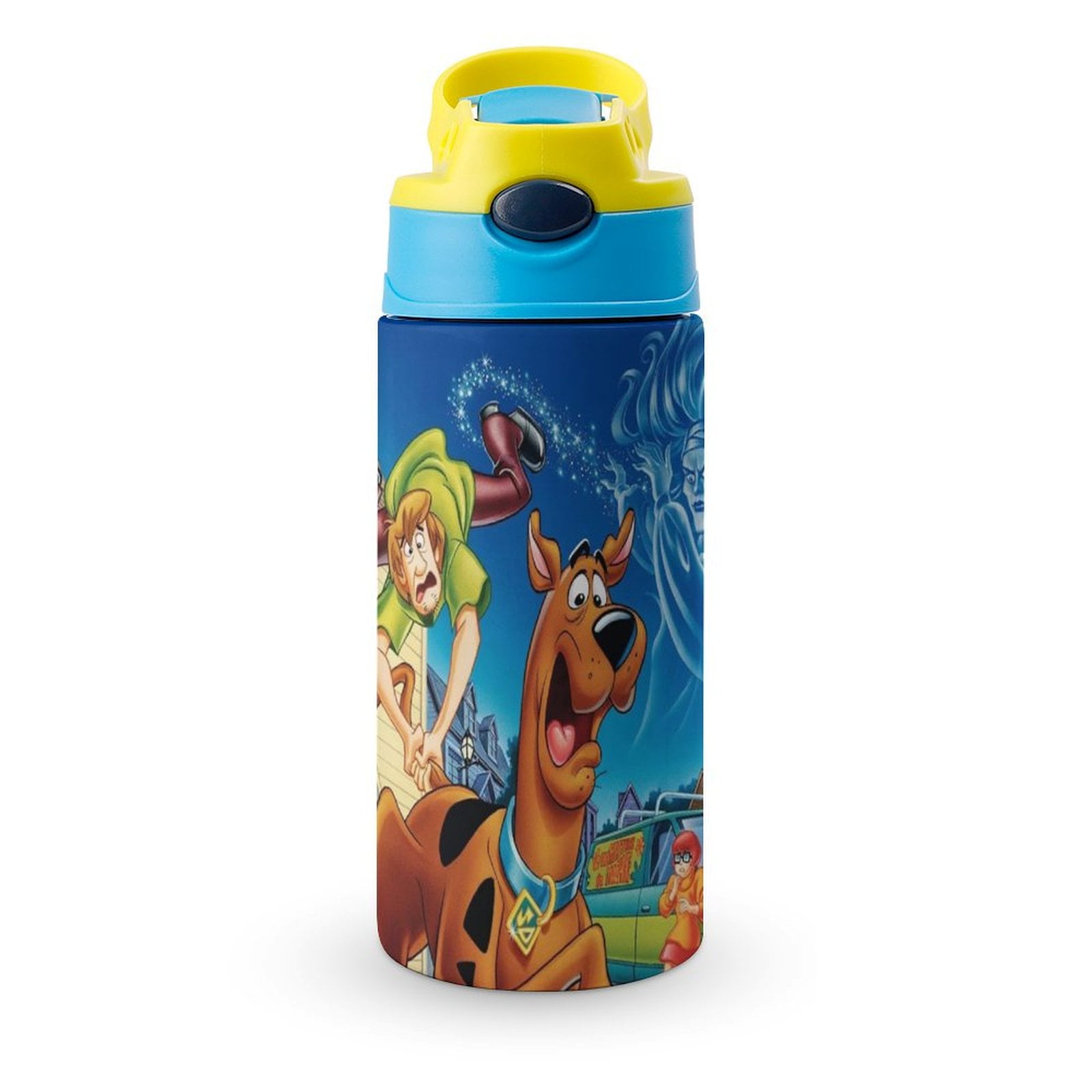 Scooby Doo Cartoon Kid's Insulated Water Bottle With Straw Vacuum ...
