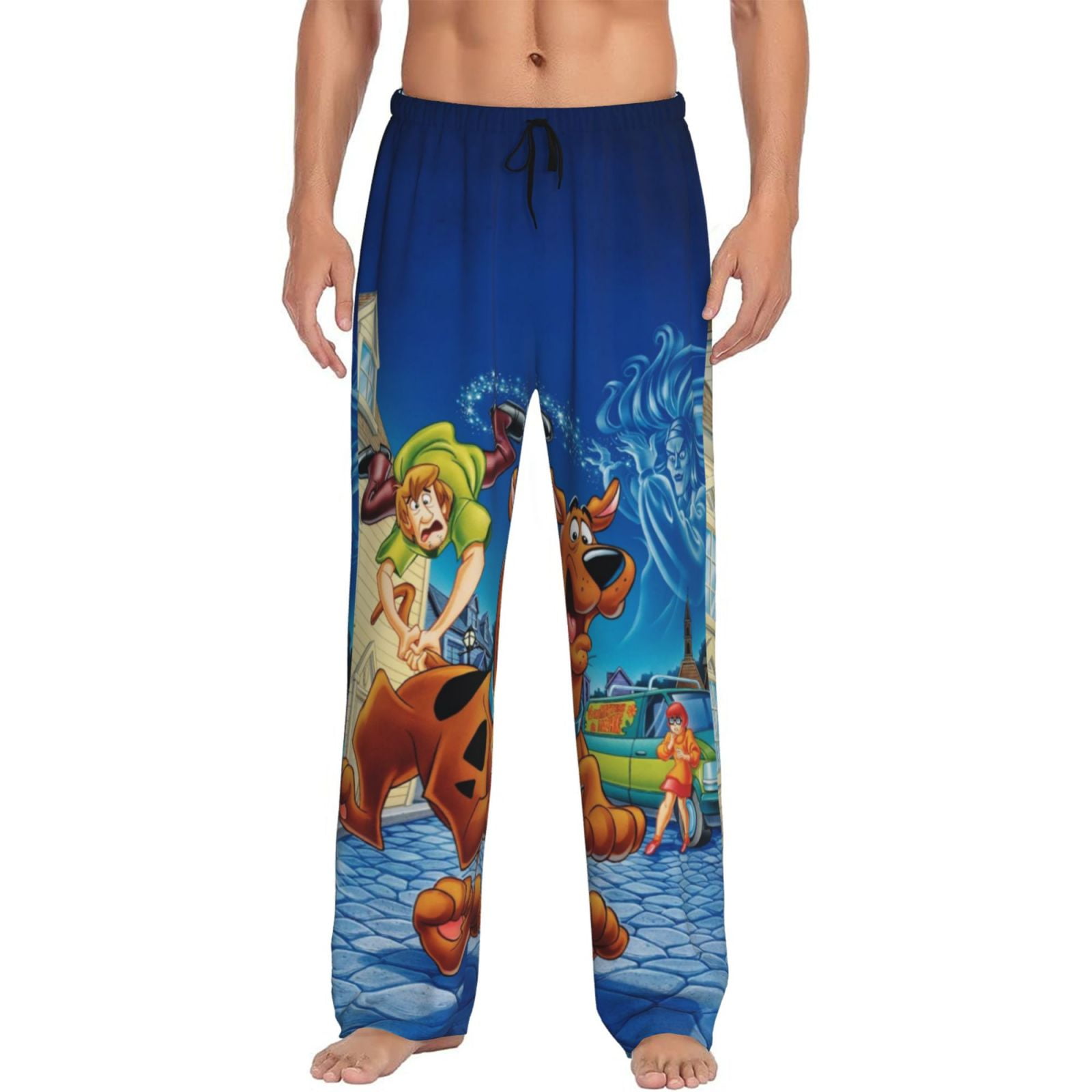 Scooby Doo Cartoon Men's Pajama Pants With Pockets Fashion Cozy Daily ...