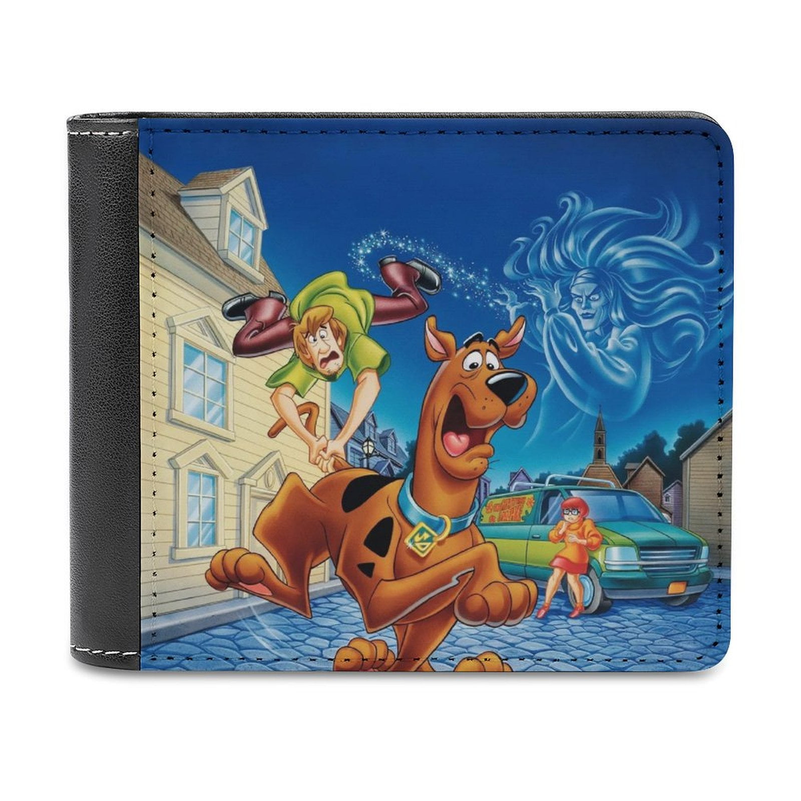 Scooby Doo Cartoon PU Leather Wallet With Card Slots Bifold Wallet ...