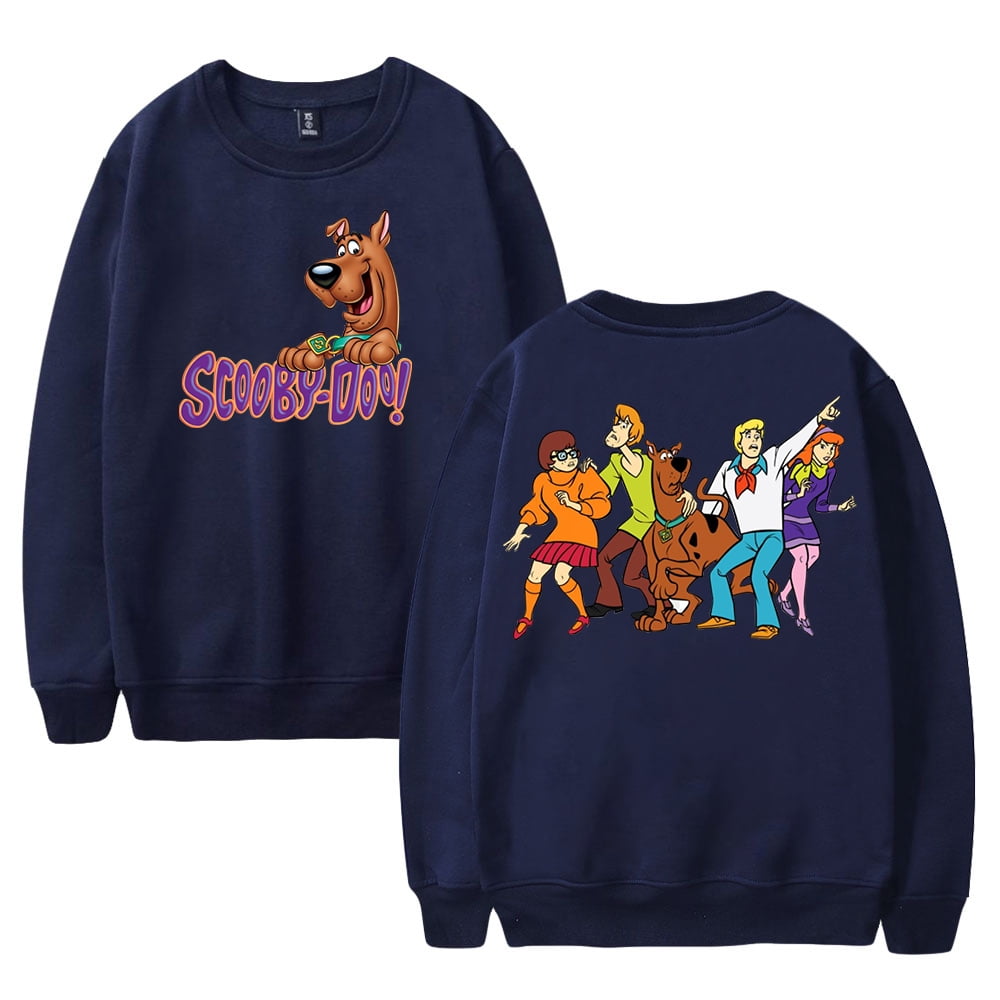 Scooby Doo Cartoon Sweatshirt Crewneck Long Sleeve Streetwear Men Women ...