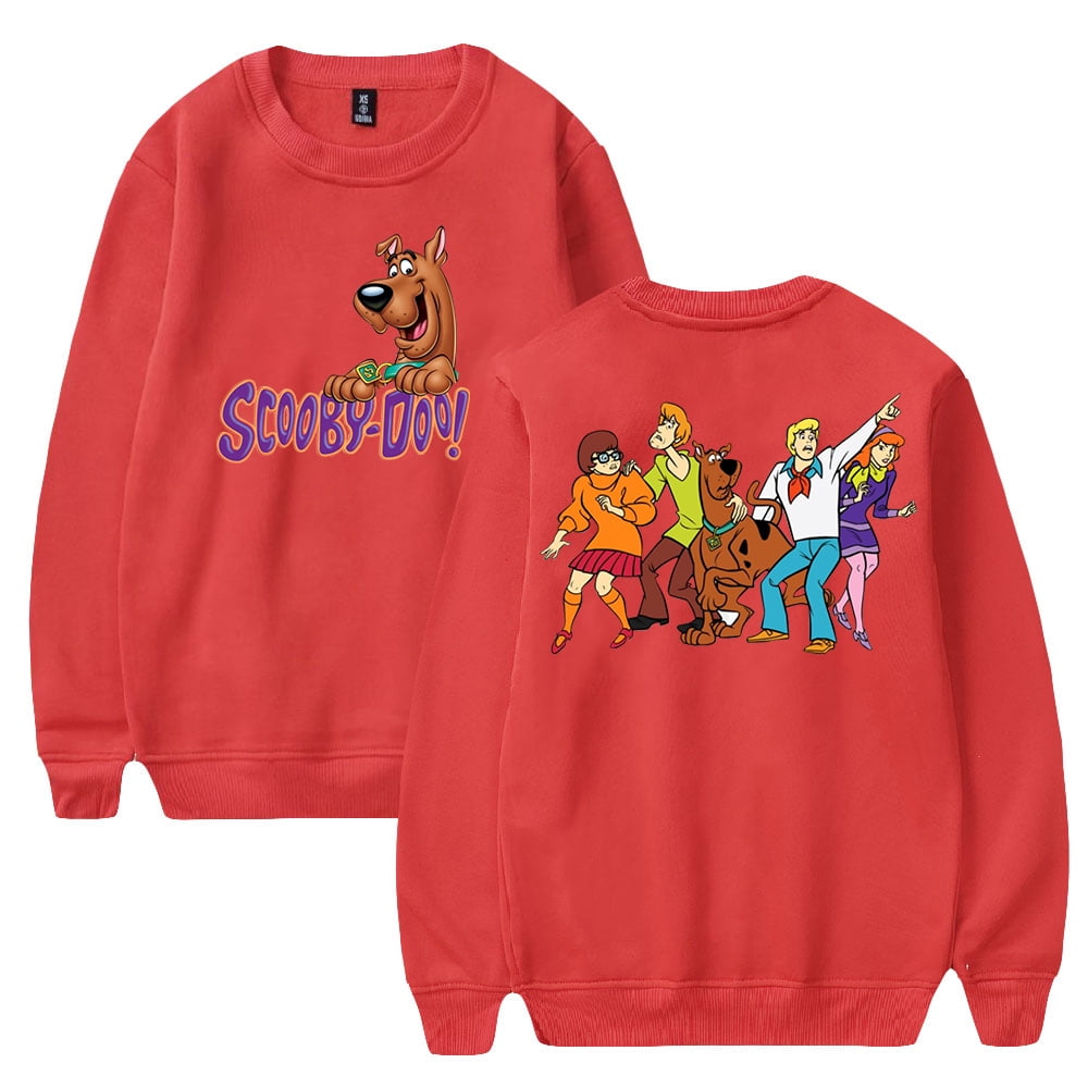 Scooby Doo Cartoon Sweatshirt Crewneck Long Sleeve Streetwear Men Women ...