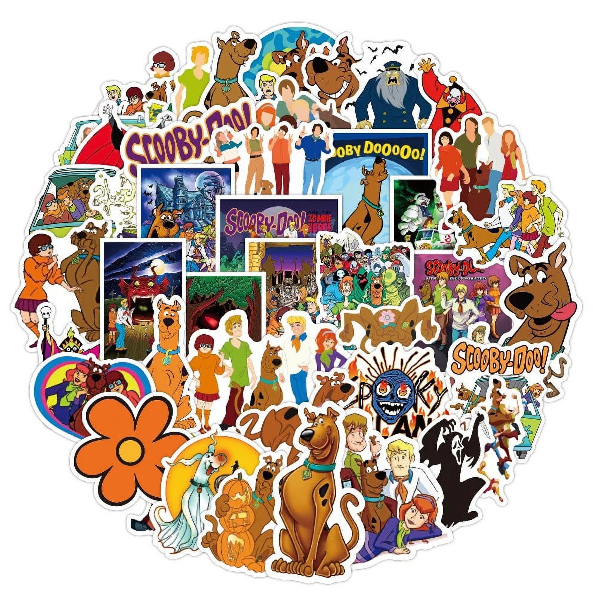 Scooby Doo Cartoon Themed Set of 45 Assorted Stickers Decal Set ...