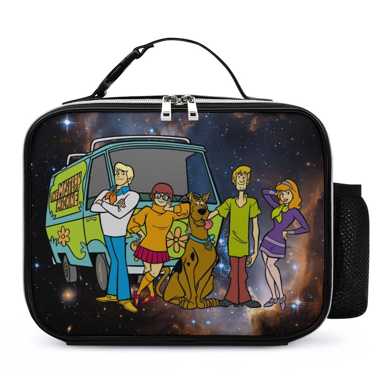 Scooby Doo Characters Insulated Portable Lunch Bag Leather Detachable ...