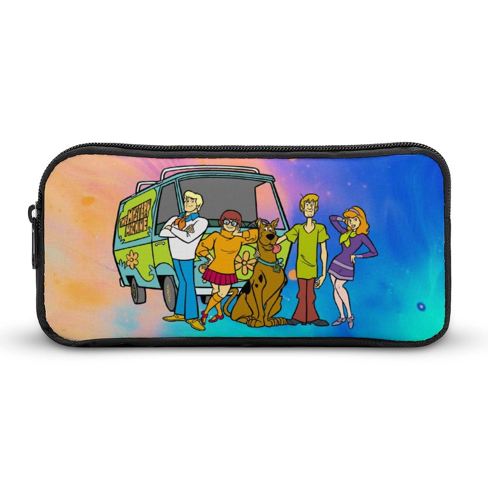 Scooby Doo Characters Pen Bag Pencil Case Makeup Bag Stationery Bag Coin Purse Key Pouch Office ...