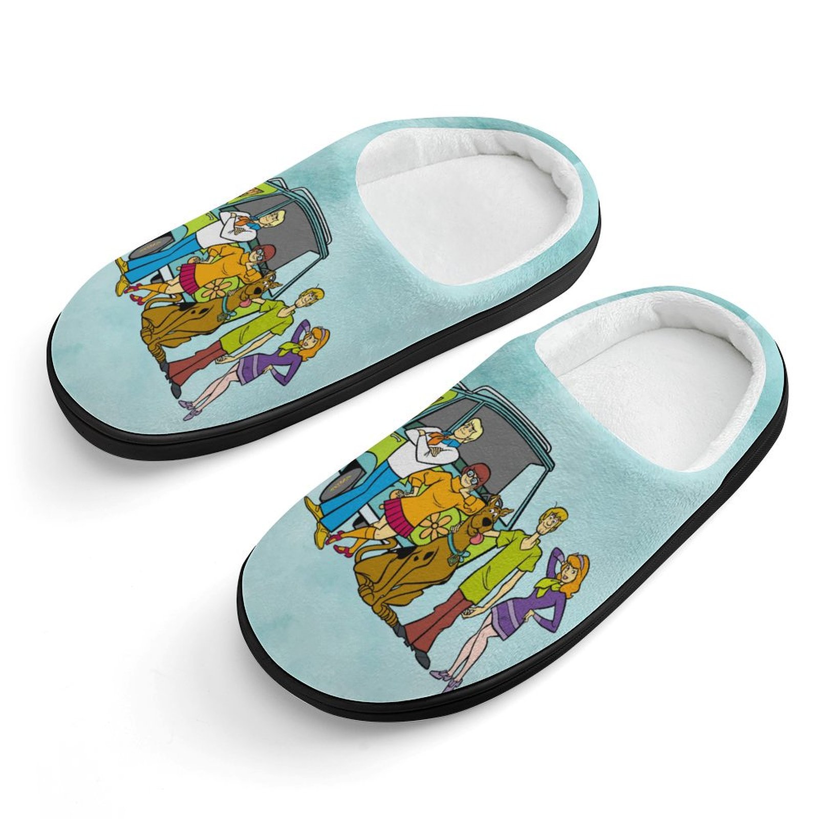 Scooby Doo Characters Soft Plush Slippers for Boys Girls Winter Warm ...