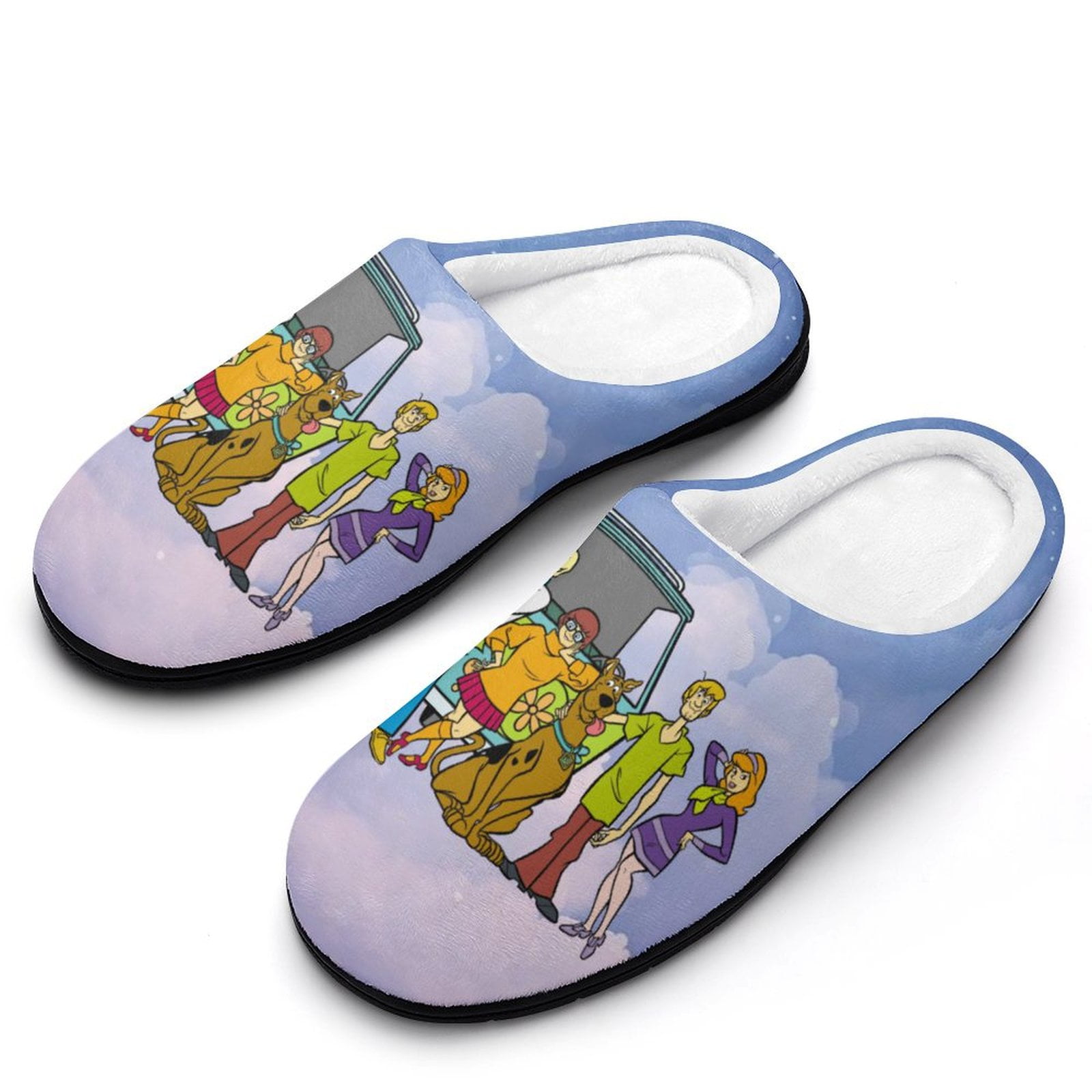 Scooby Doo Characters Women's Fuzzy Slippers Lightweight Anti-slip ...