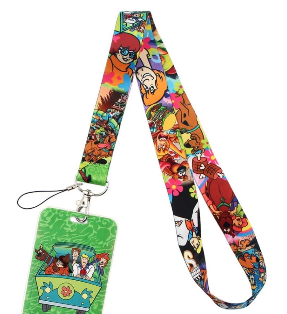 Scooby Doo Characters with Friends Lanyard W/ ID Holder Keychain ...