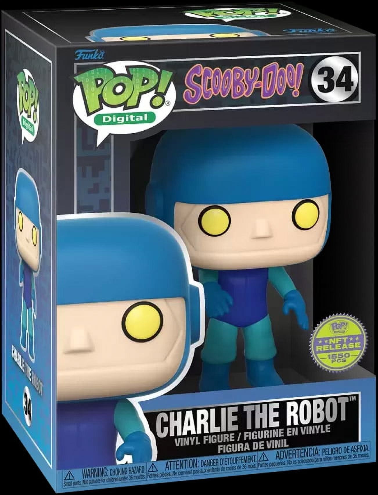 Funko POP! Digital Scooby-Doo Charlie the Robot LE 1550 - Walmart.com