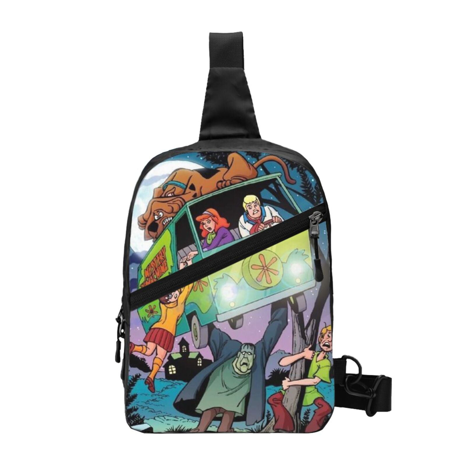 Scooby Doo Chest Bag Multi-Pocket Sports Waist Pack Foldable Chest Pack ...
