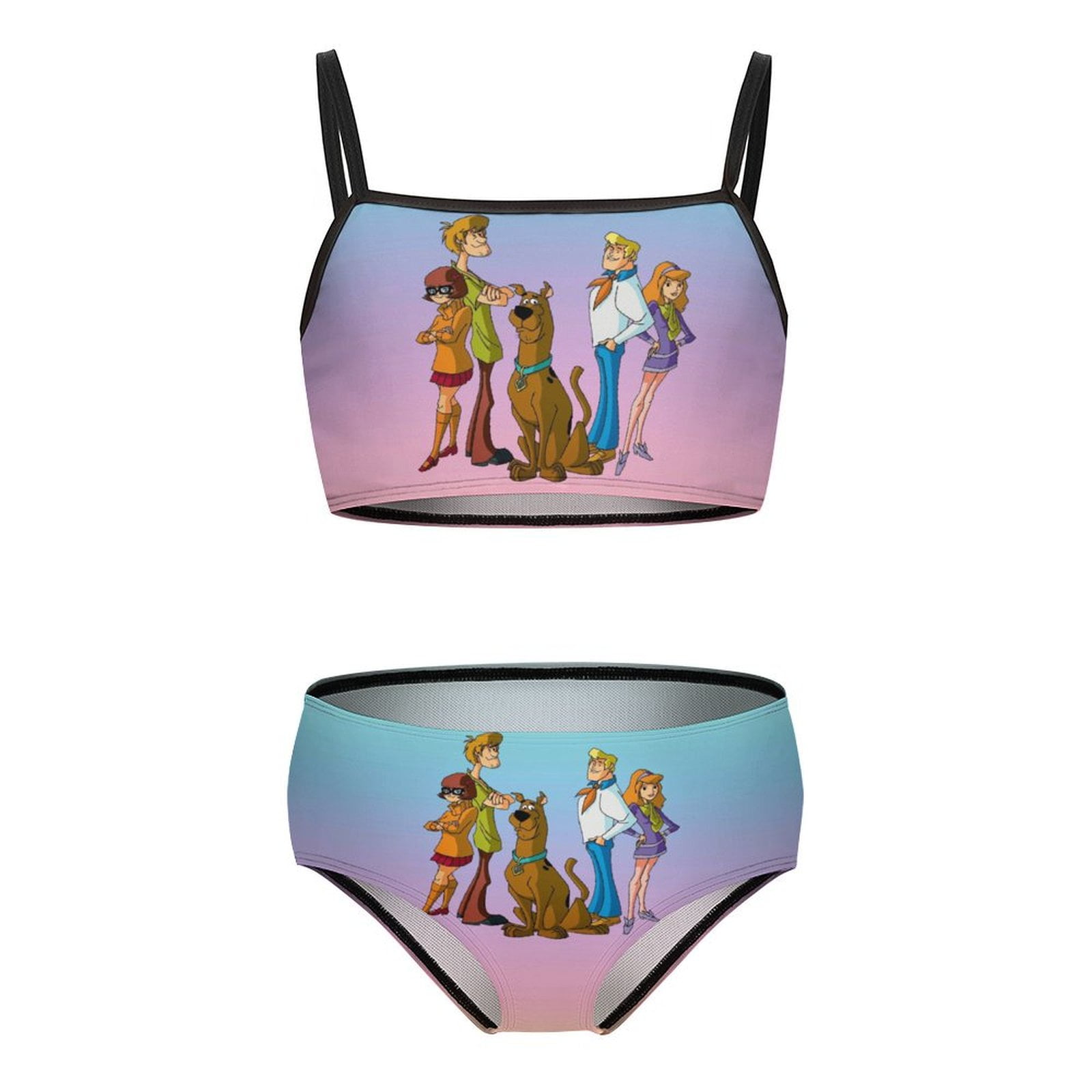 Scooby Doo Children's Swimsuit Girls Swimwear 2 Piece Bikini Sets ...