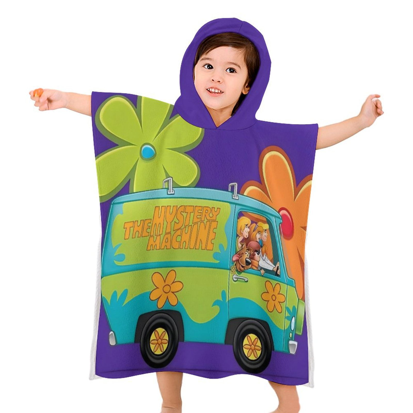 Scooby-Doo Children's hooded towel for bathing beach and pool - Walmart.com