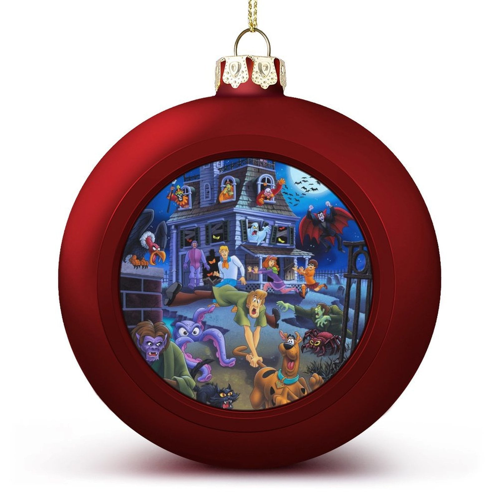 Scooby-Doo Christmas Ball Ornaments, 2.4 Inch Christmas Tree ...