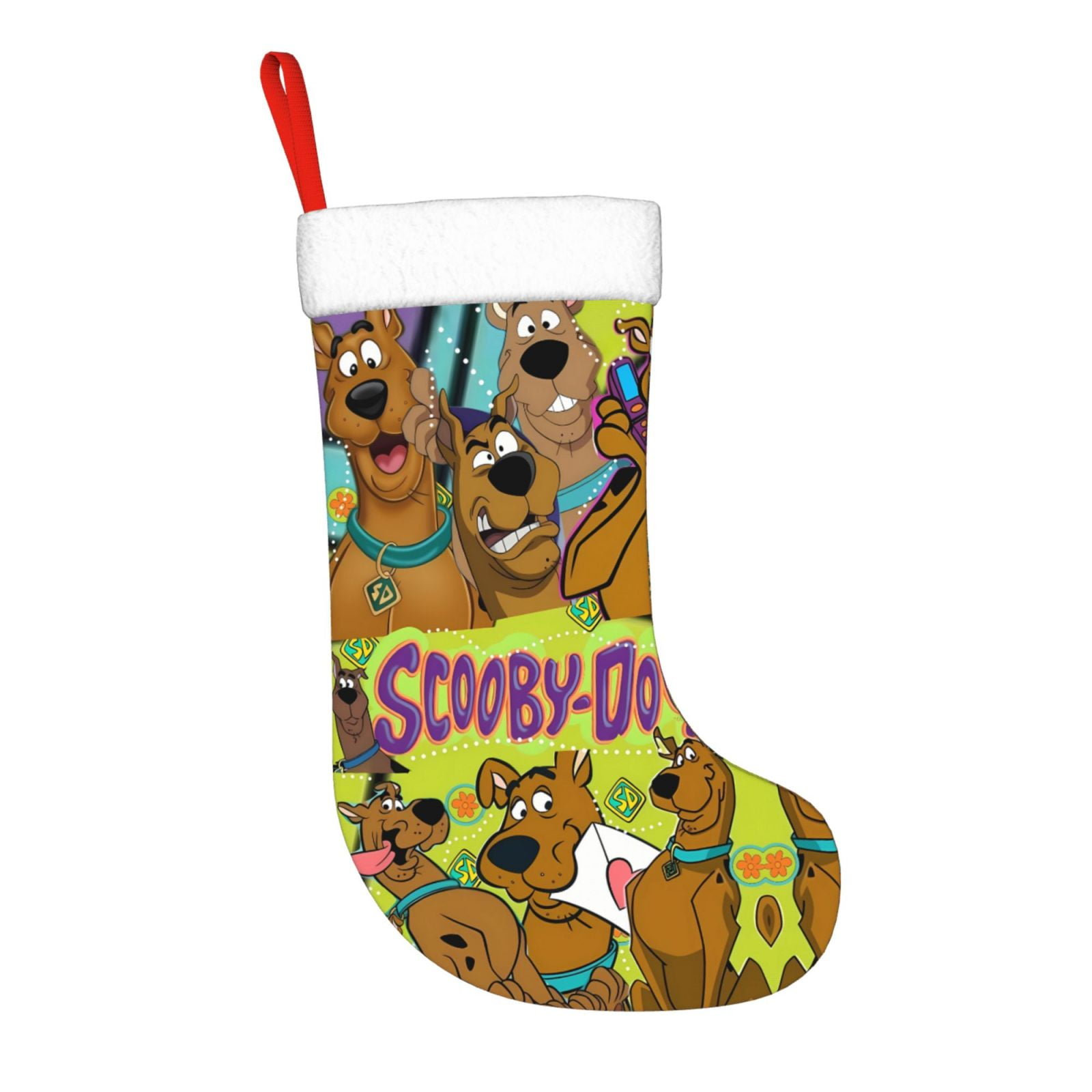 Scooby-Doo Christmas Stockings 18 Inch Xmas Hanging Stocking Gift Bag ...