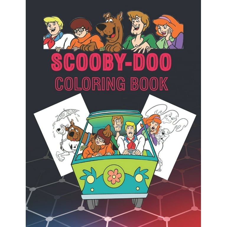 adult coloring book scooby doo