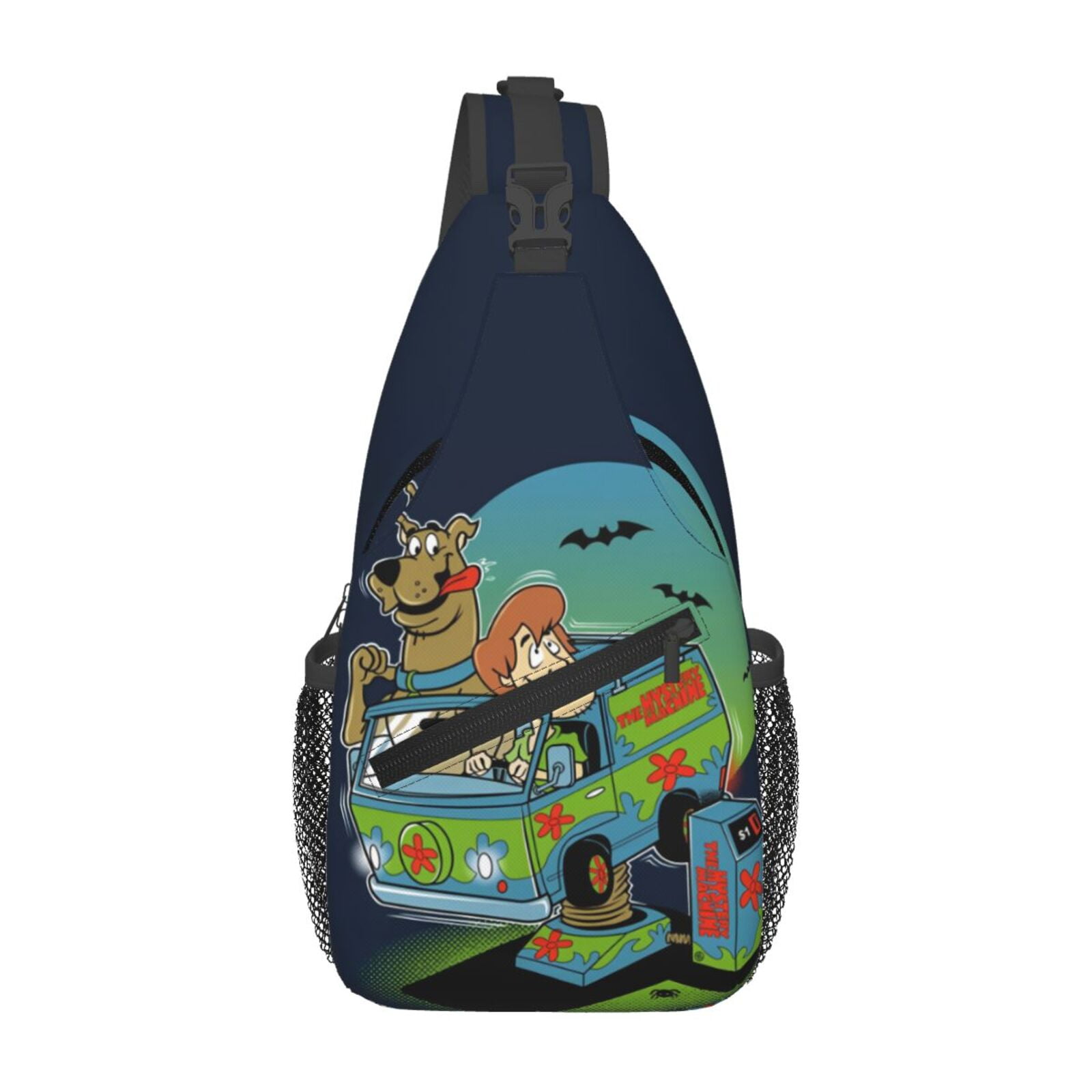 Scooby Doo Crossbody Backpack Sling Bag Travel Hiking Chest Cross Body ...