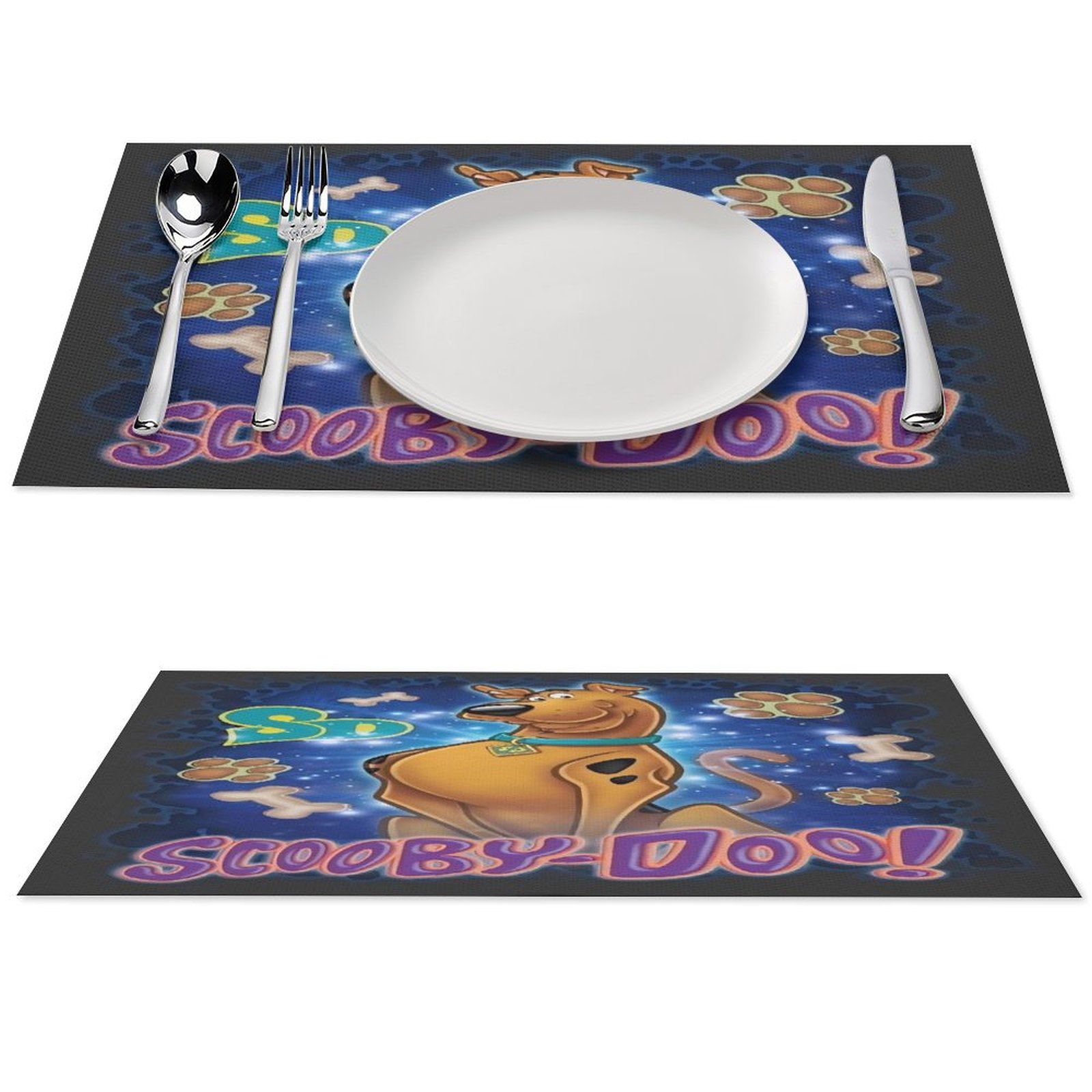 Scooby-Doo Cute cartoon table mat non-slip heat-resistant washable 6 ...
