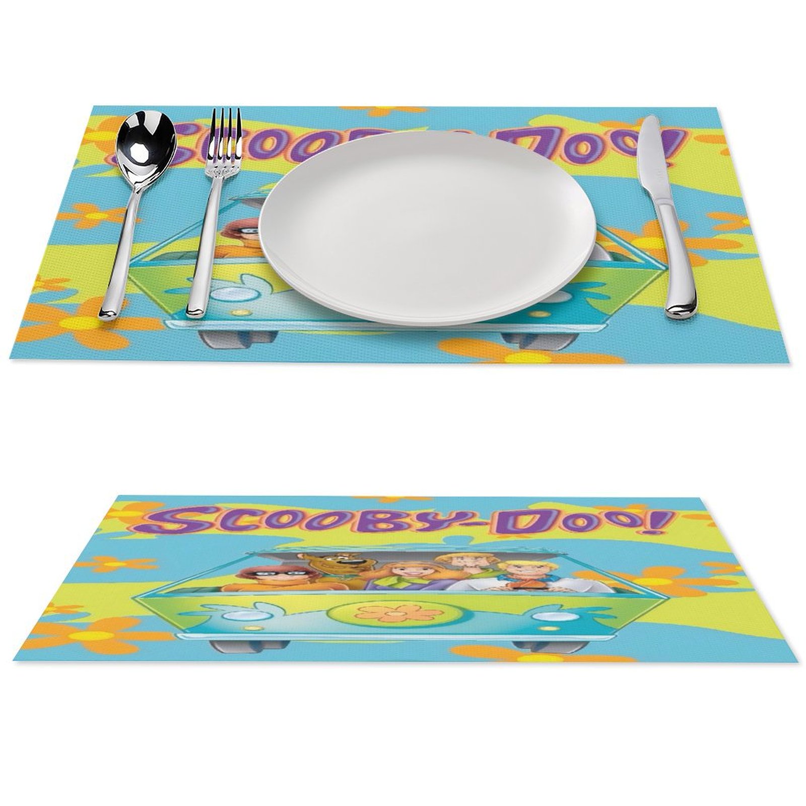 Scooby-Doo Cute cartoon table mat non-slip heat-resistant washable 6 ...