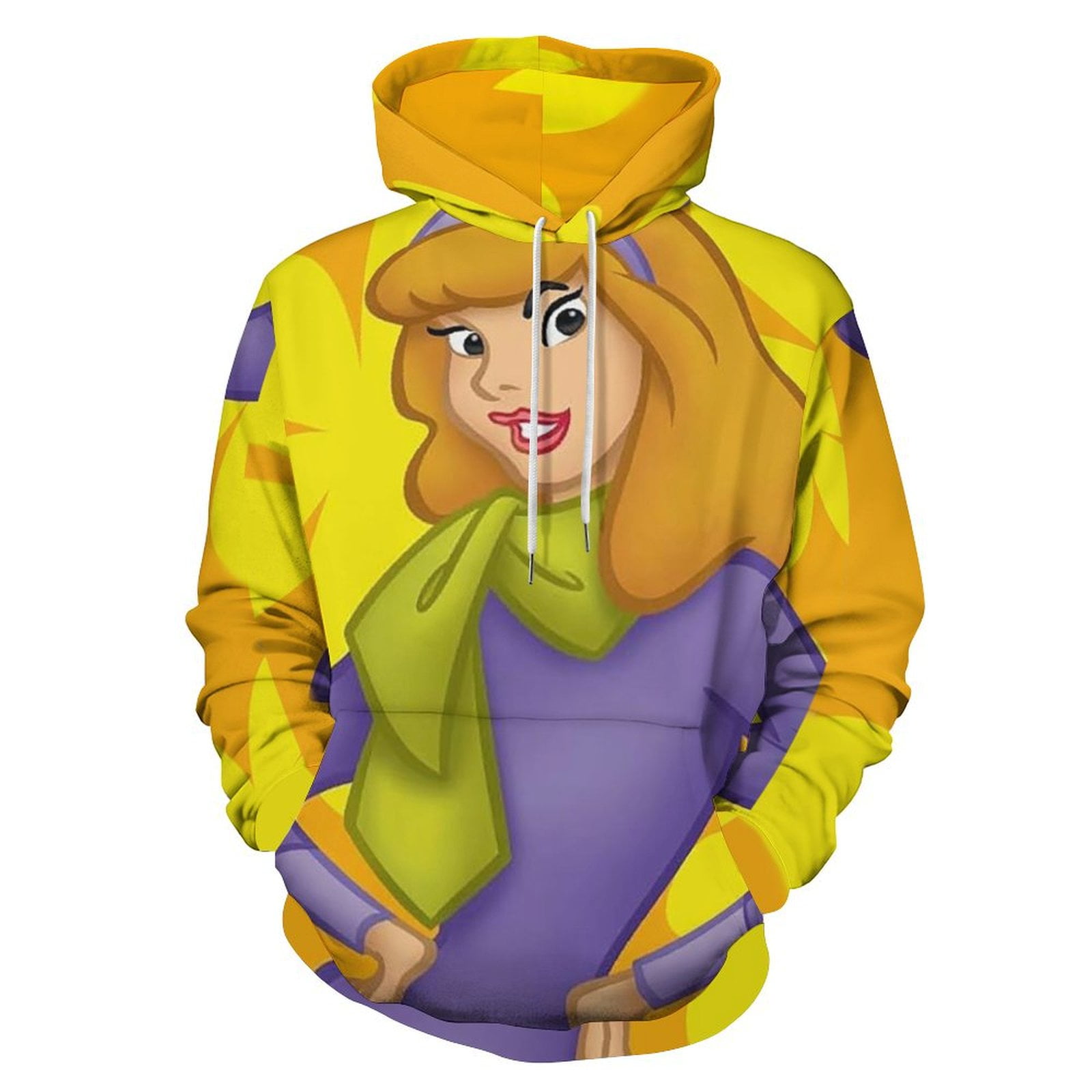 Scooby Doo Daphne Adult Sweater Pullover Hoodie 3D Printed Loose Hooded ...